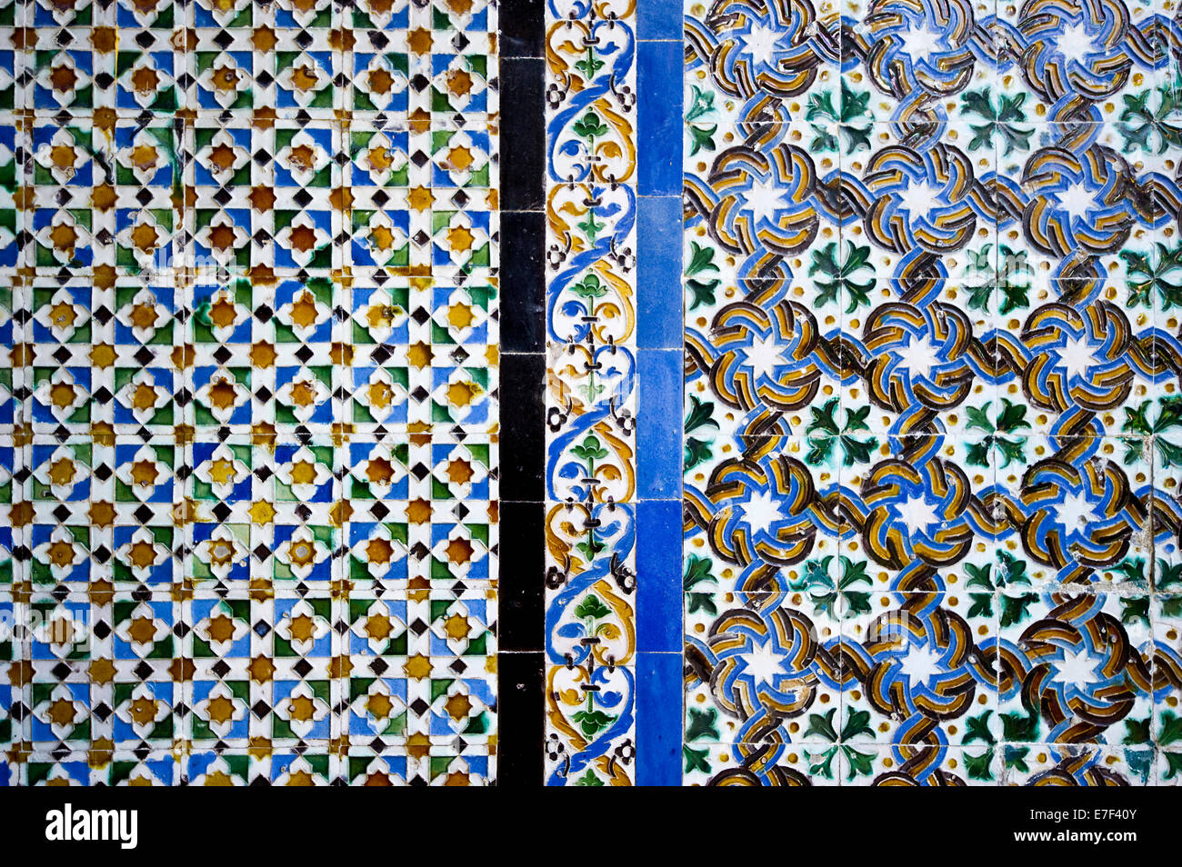Tiles, Alhambra, UNESCO World Cultural Heritage Site, Granada ...