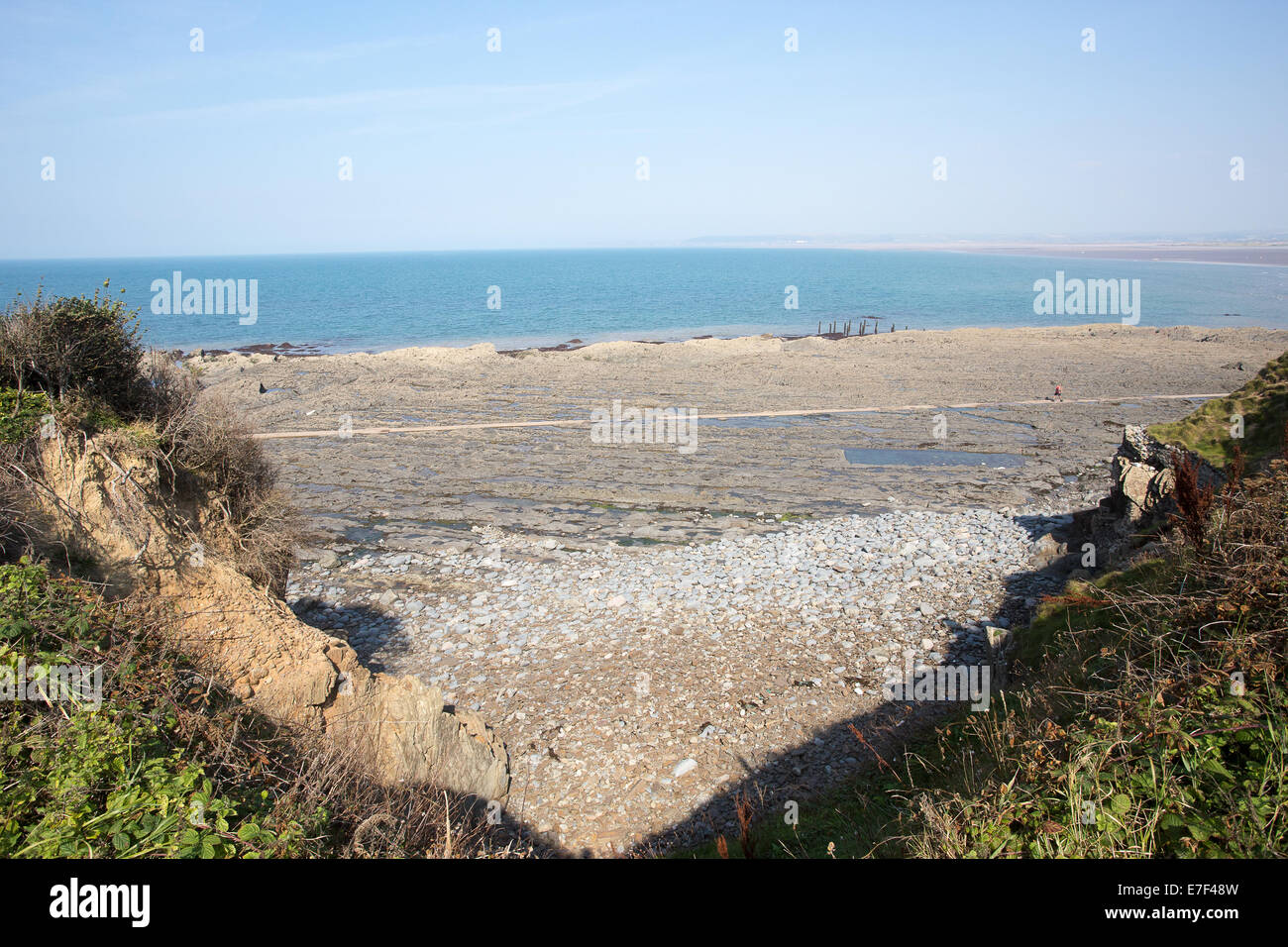 Westward Ho Beach North Devon Stock Photo - Alamy