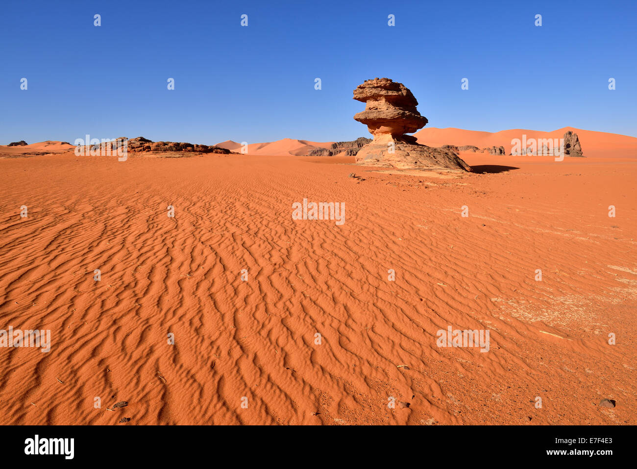 Sahara desert mushroom rock hi-res stock photography and images - Alamy