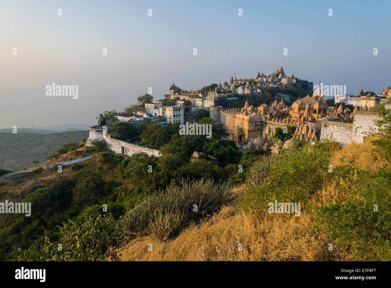 Palitana temples, Mount Shatrunjaya, Palitana, Gujarat, India Stock ...