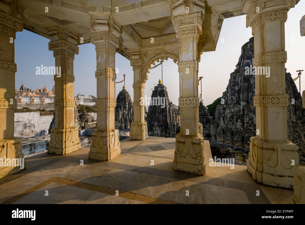 Palitana temples, Mount Shatrunjaya, Palitana, Gujarat, India Stock ...