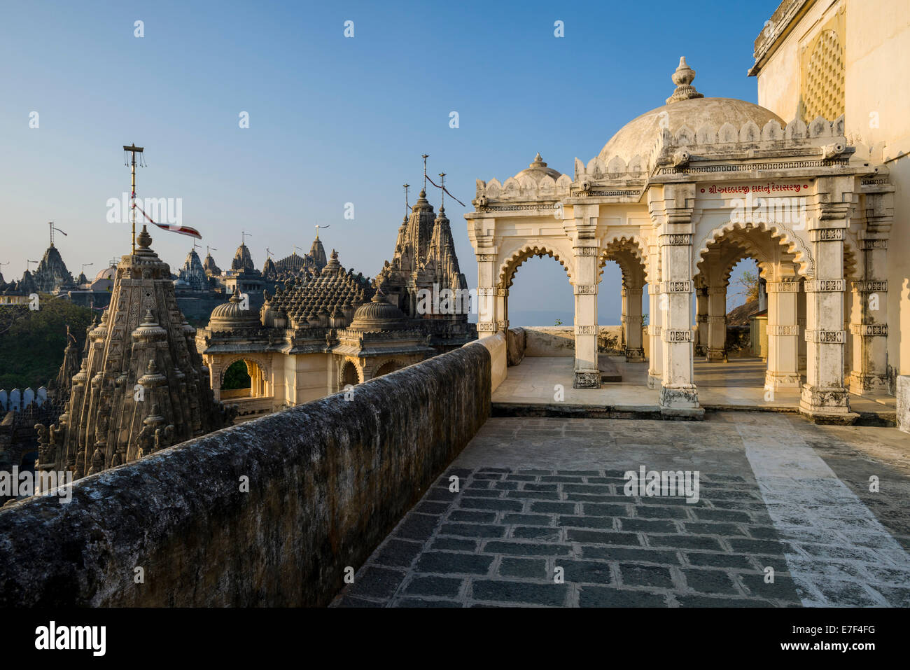 Palitana temples, Mount Shatrunjaya, Palitana, Gujarat, India Stock ...