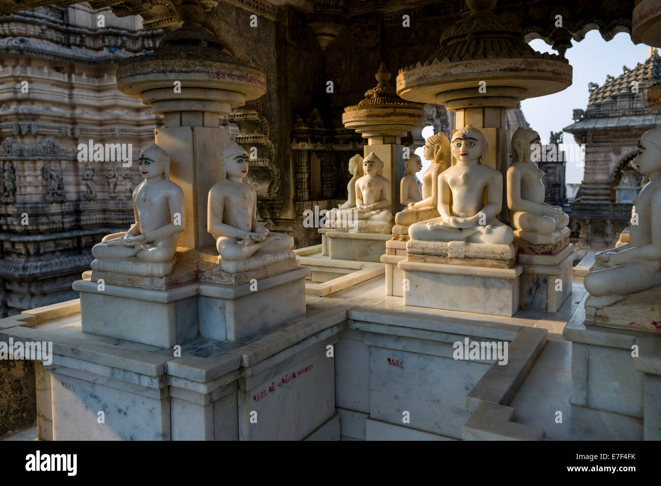 Palitana temples, Mount Shatrunjaya, Palitana, Gujarat, India Stock ...
