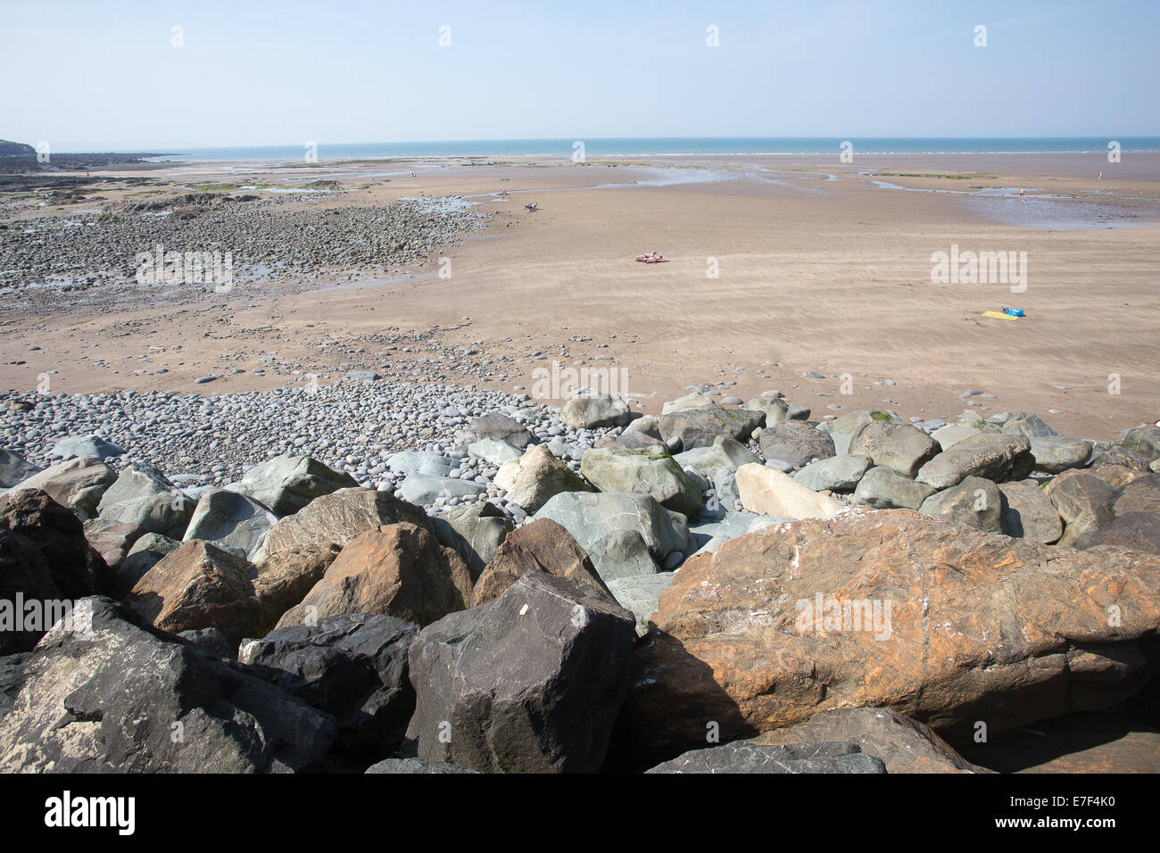 Westward Ho Beach North Devon Stock Photo - Alamy