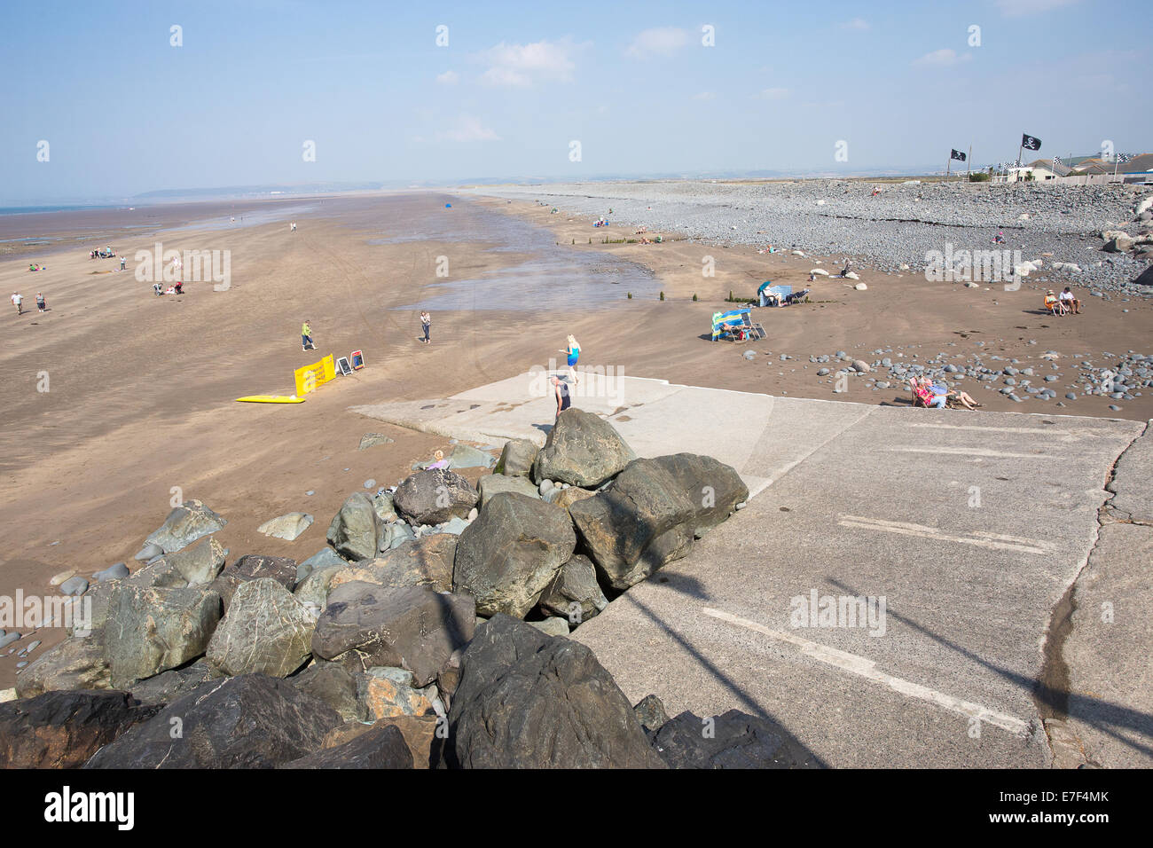 Westward Ho Beach North Devon Stock Photo - Alamy