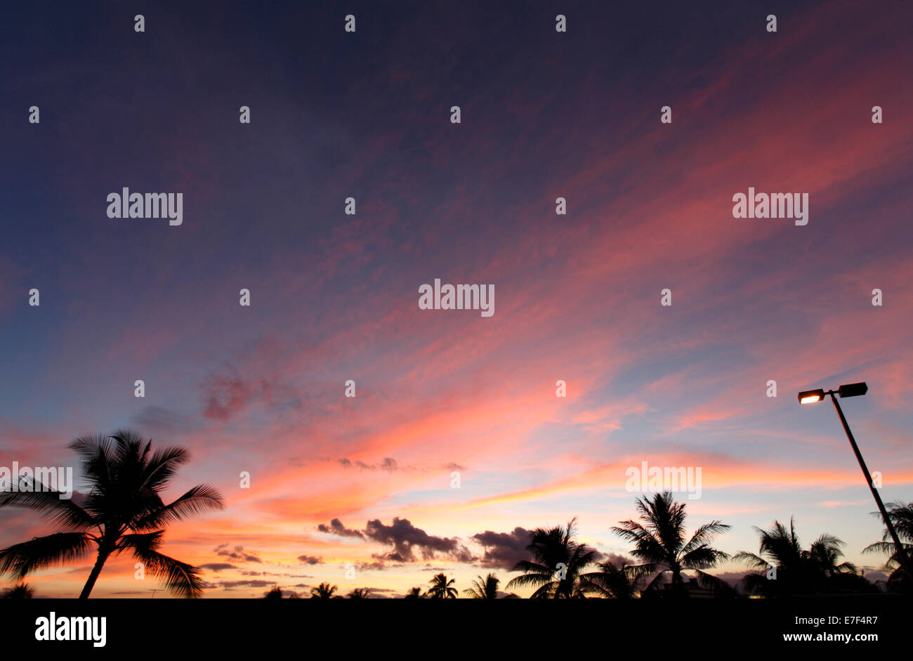 Beautiful afternoon sky in Hawaii Stock Photo - Alamy