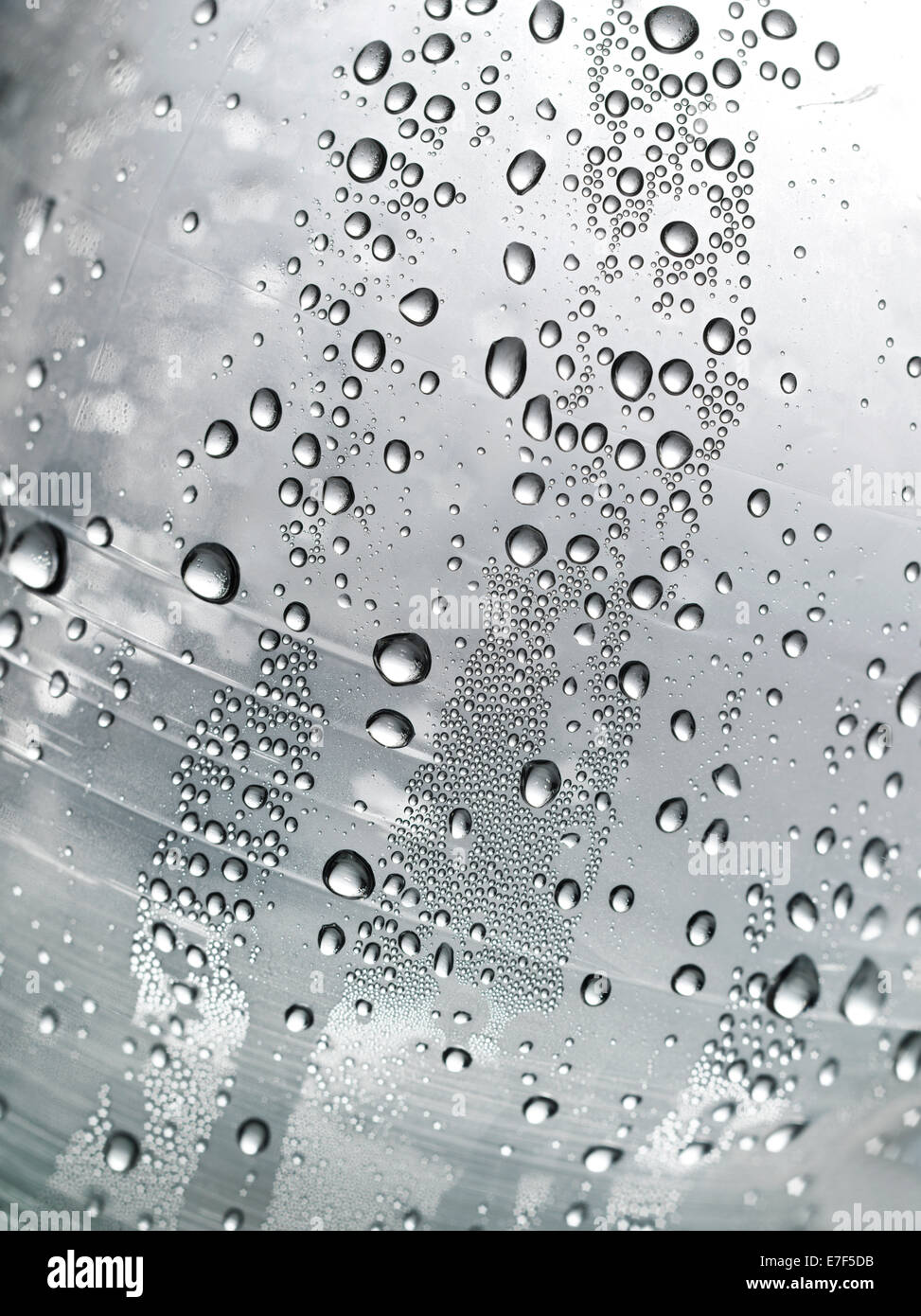 Close up of water drops on a water bottle hi-res stock photography and ...