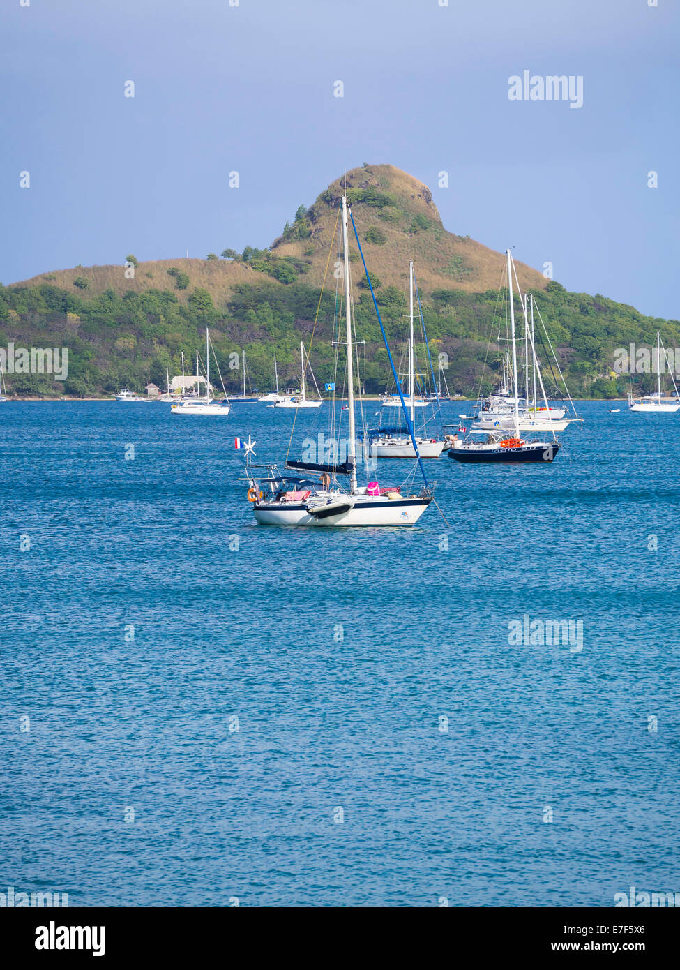 Sailing boats in rodney bay hi-res stock photography and images - Alamy