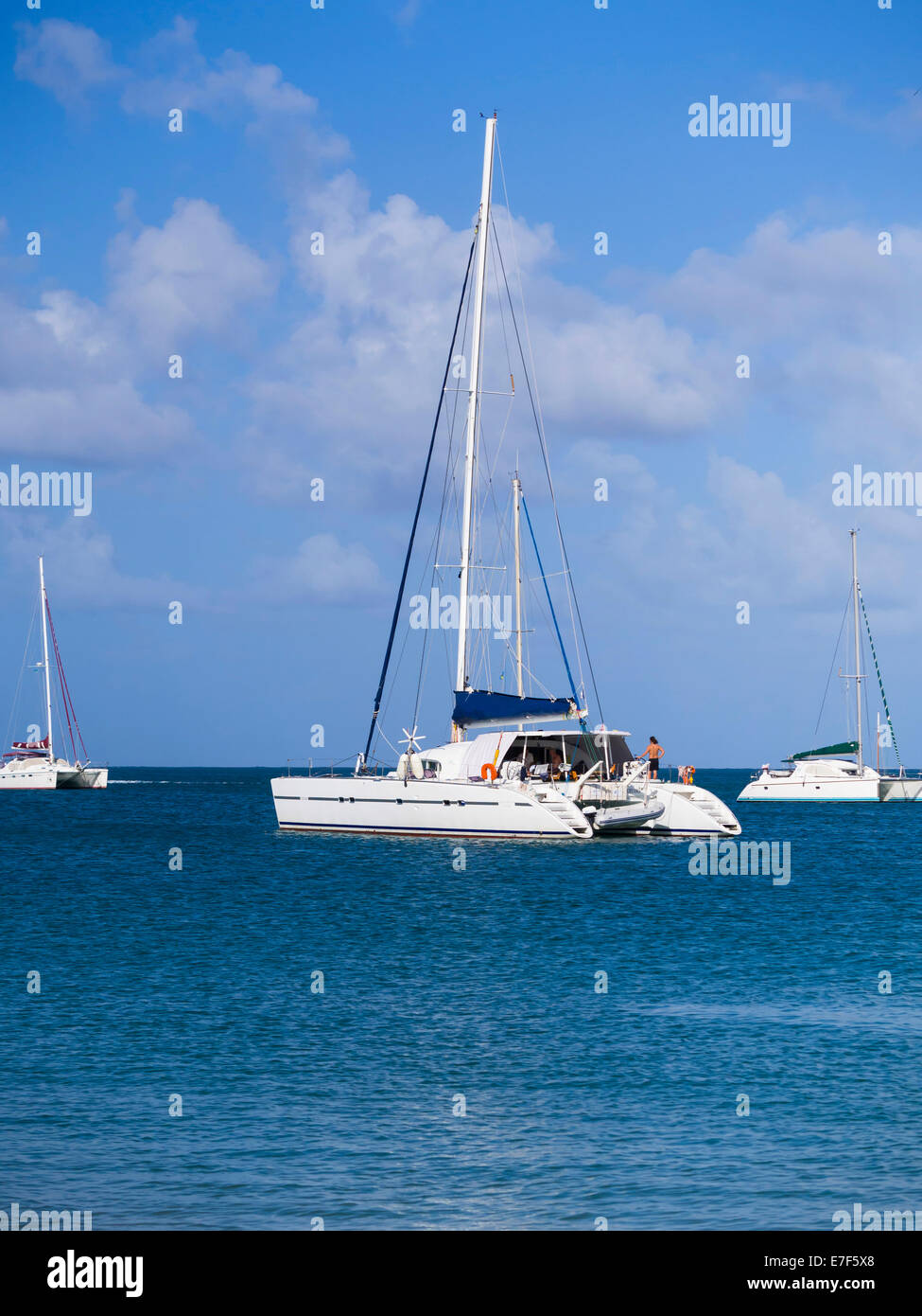 Sailing boats in rodney bay hi-res stock photography and images - Alamy