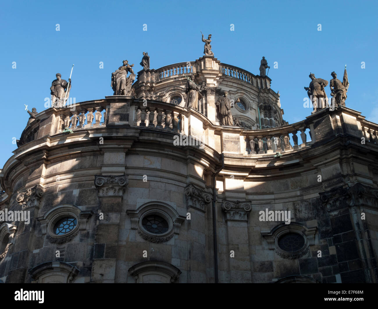 View of Roman Catholic Cathedral Dresden germany Stock Photo - Alamy
