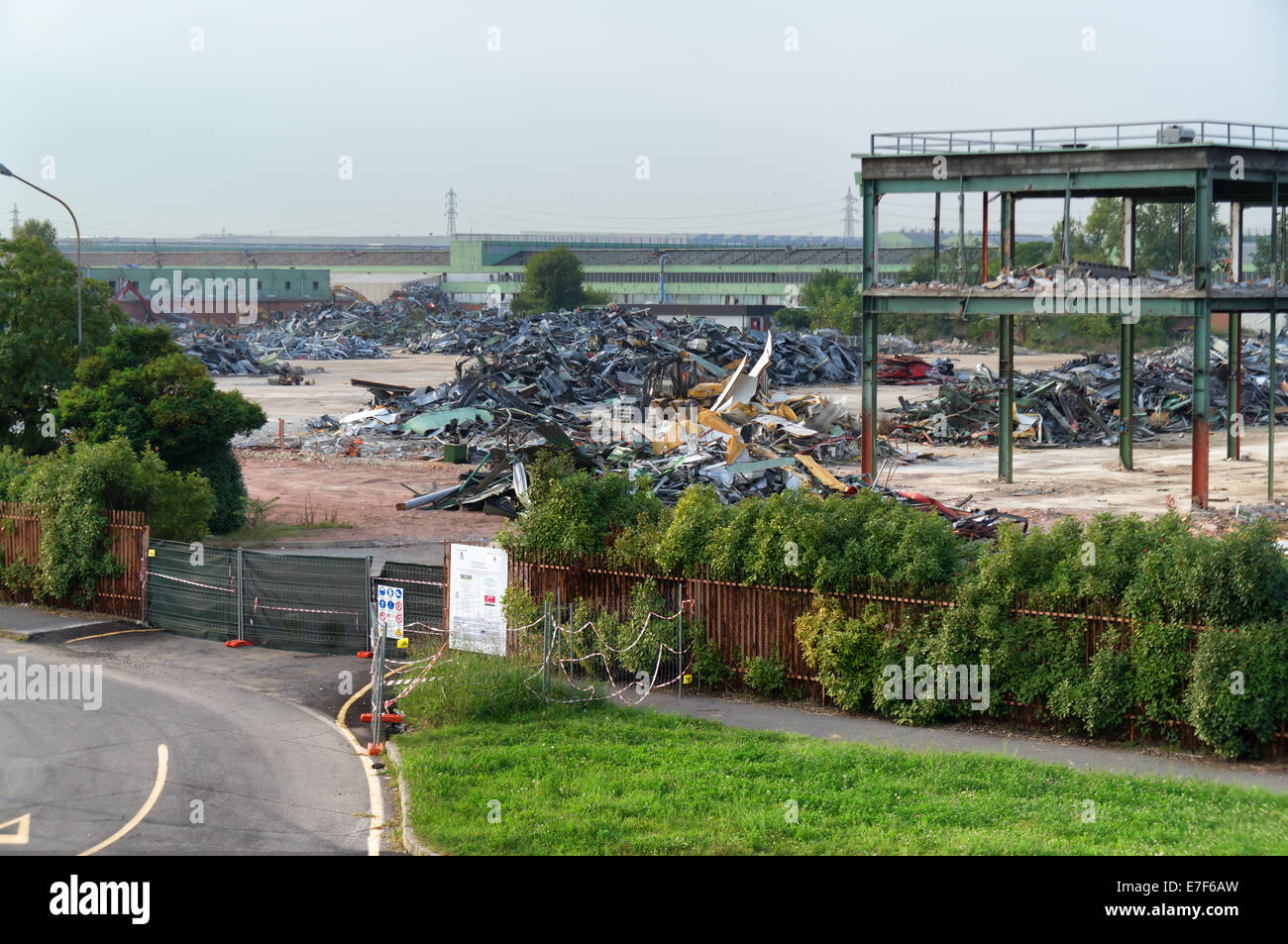 The Arese Alfa Romeo production area conversion in preparation of Milan ...