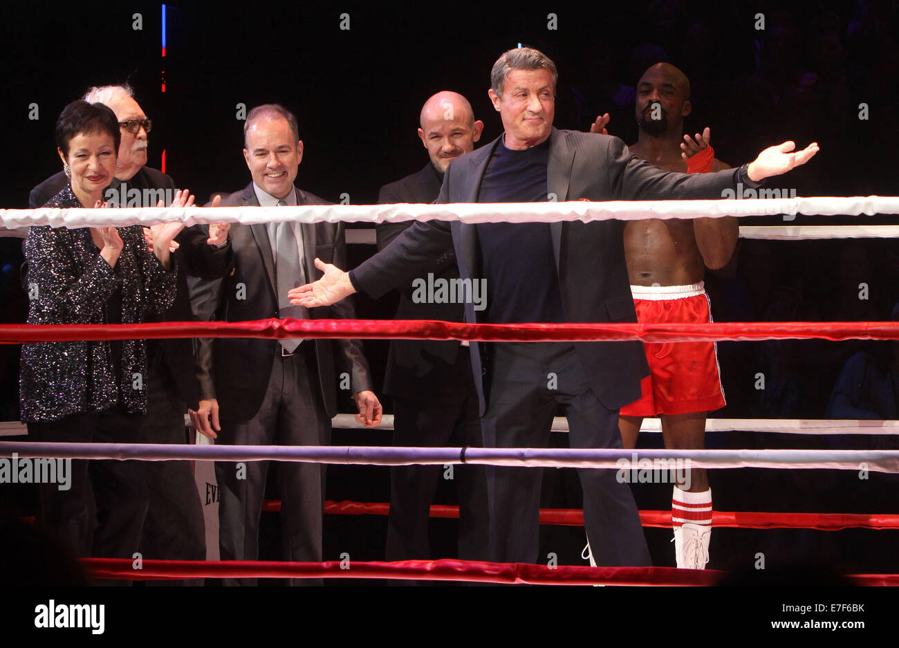 Opening Night of Broadway's Rocky at the Winter Garden Theatre ...