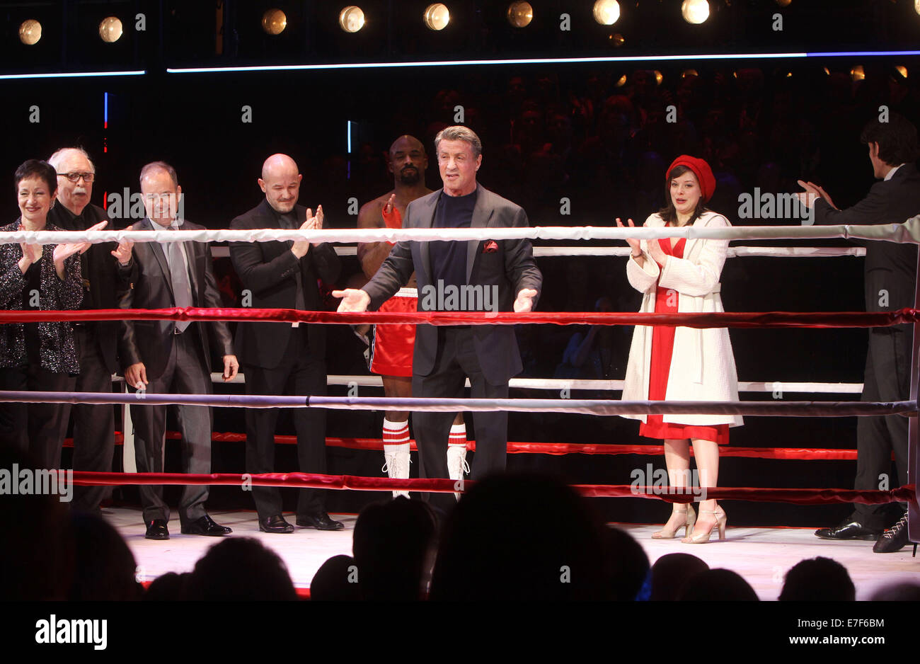 Opening Night of Broadway's Rocky at the Winter Garden Theatre ...
