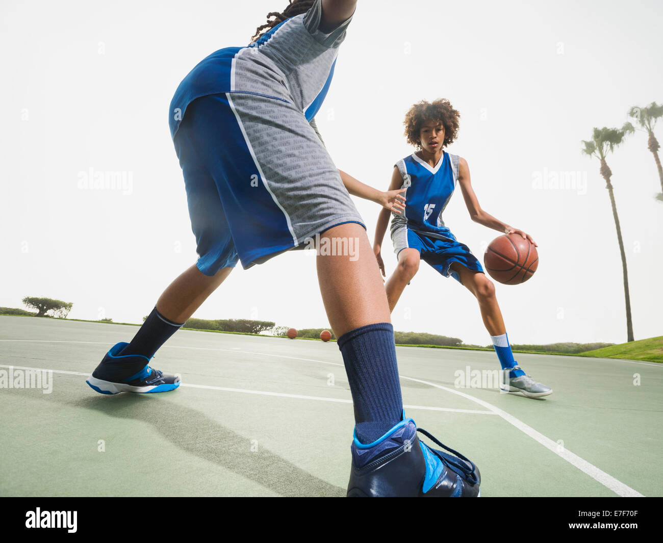 Teen Boys Playing Sports