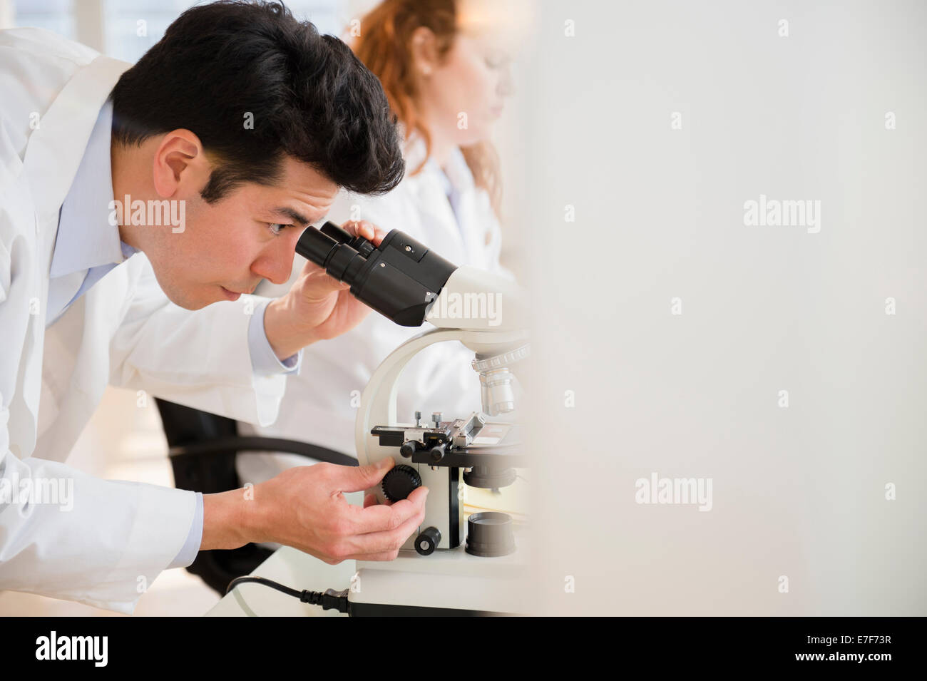 Viewing With Microscope High Resolution Stock Photography and Images ...