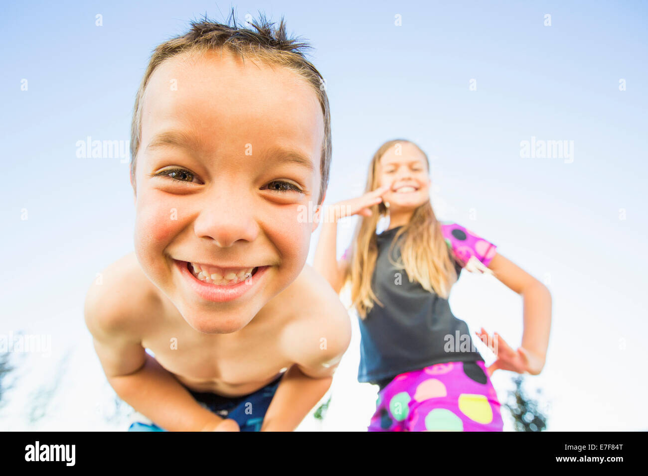 Child smiling 7 8 camera hi-res stock photography and images - Alamy