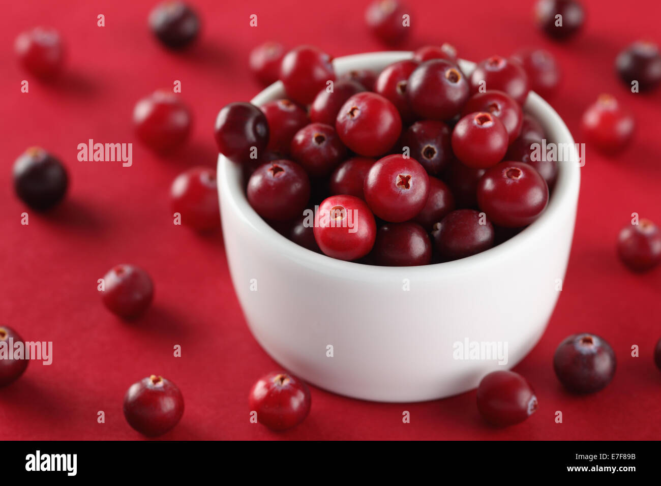 Cranberry in a bowl Stock Photo - Alamy