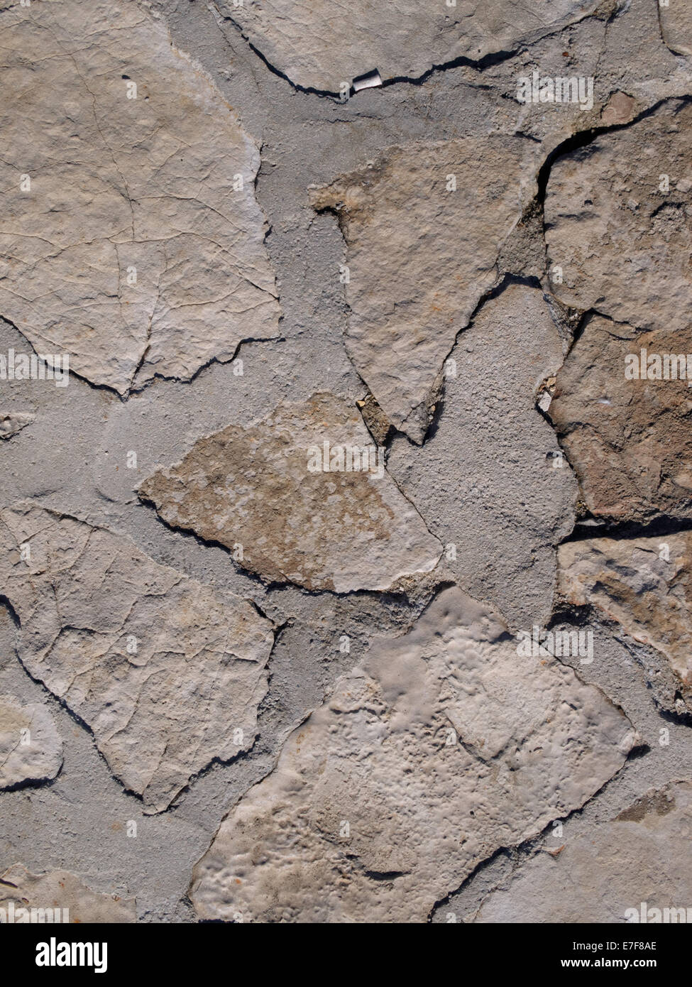 Detail of traditionally built stone wall from Istria, Croatia Stock ...