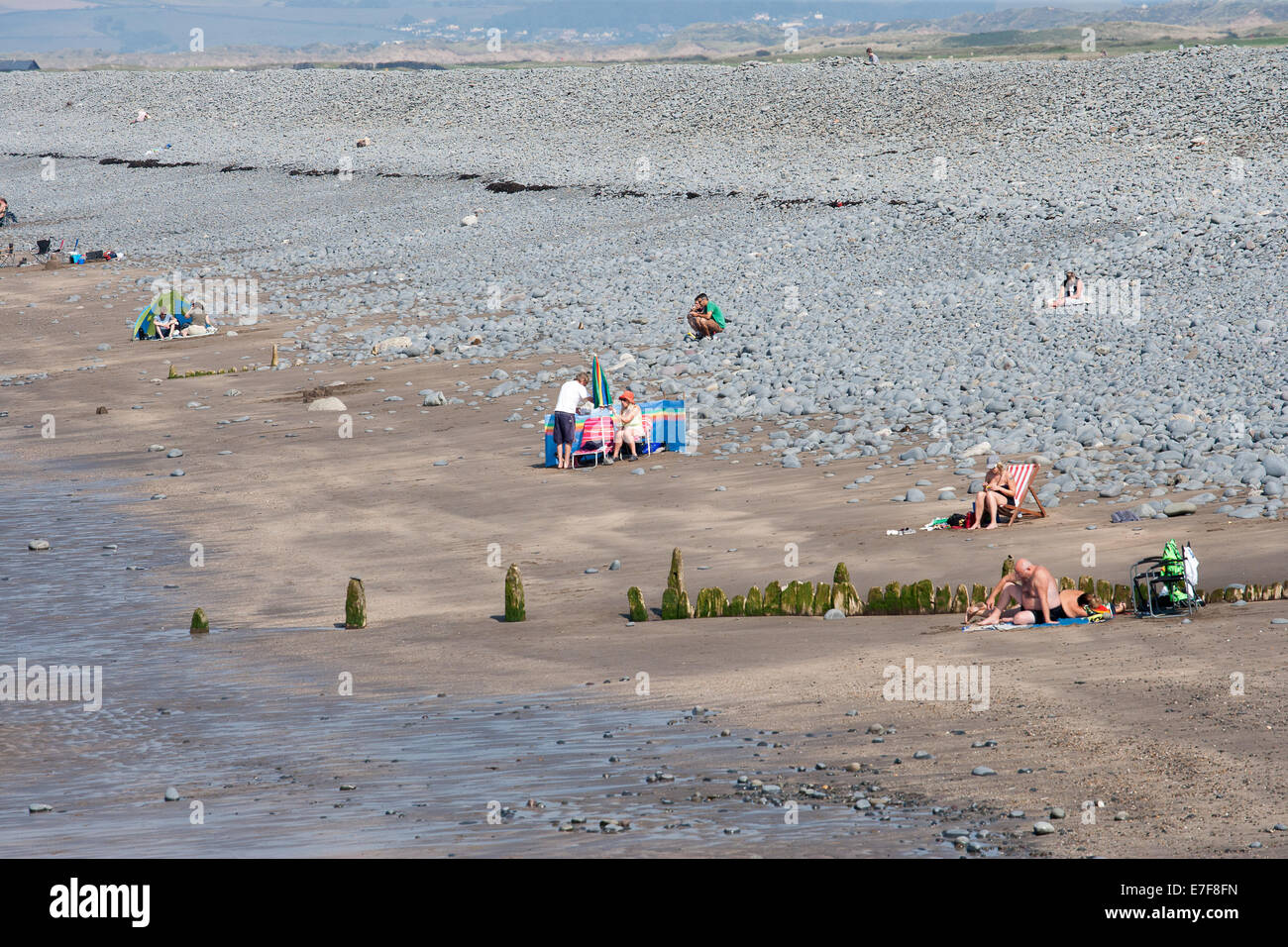 Westward Ho Beach North Devon Stock Photo - Alamy