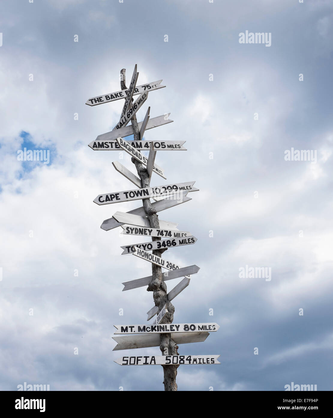 Change direction sign post hi-res stock photography and images - Alamy