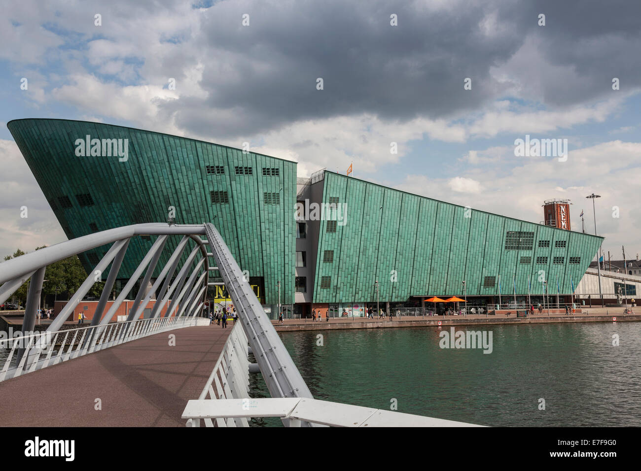 Science Center Nemo on waterfront, Amsterdam, Holland Stock Photo - Alamy
