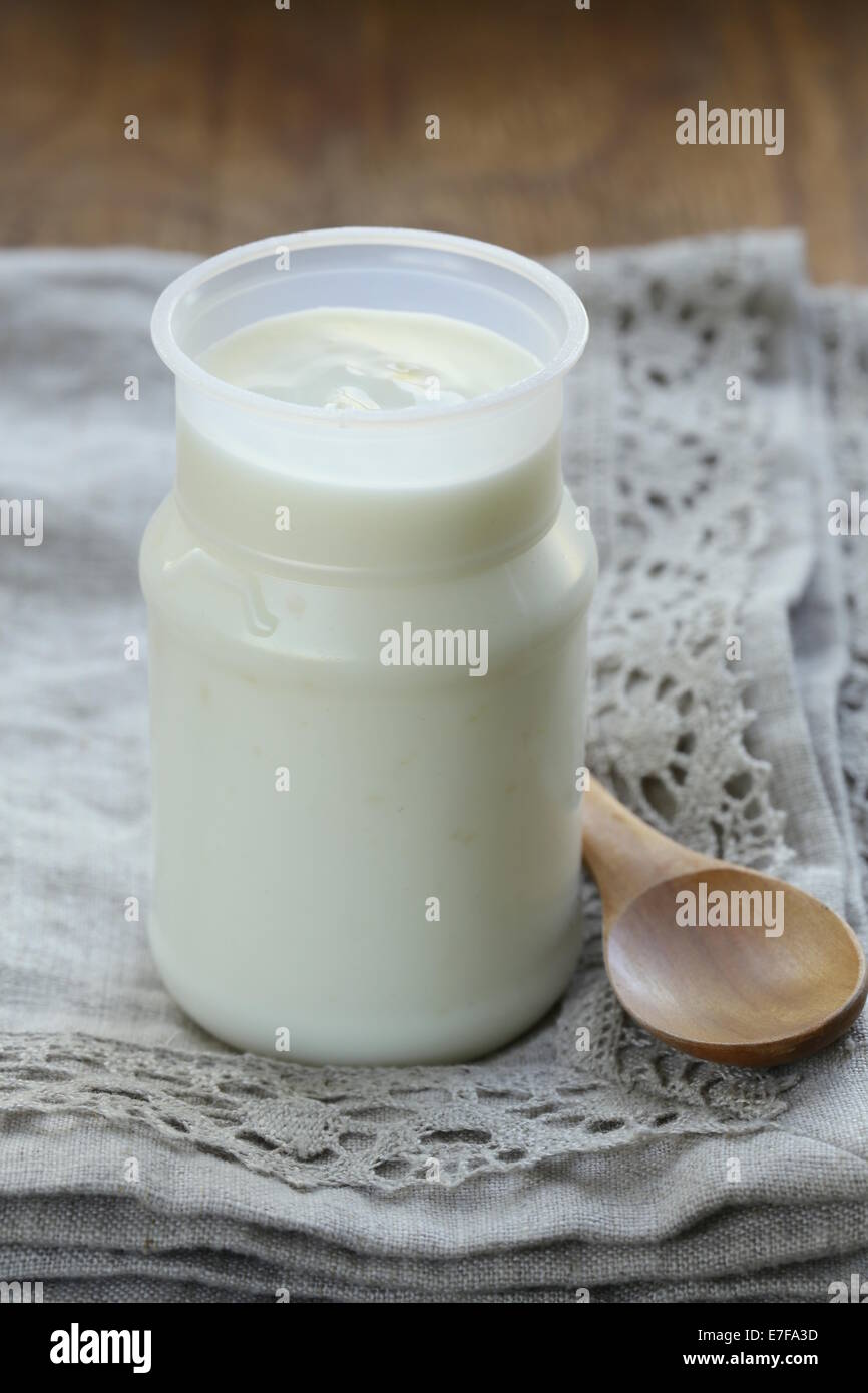 Natural yoghurt pot hi-res stock photography and images - Alamy