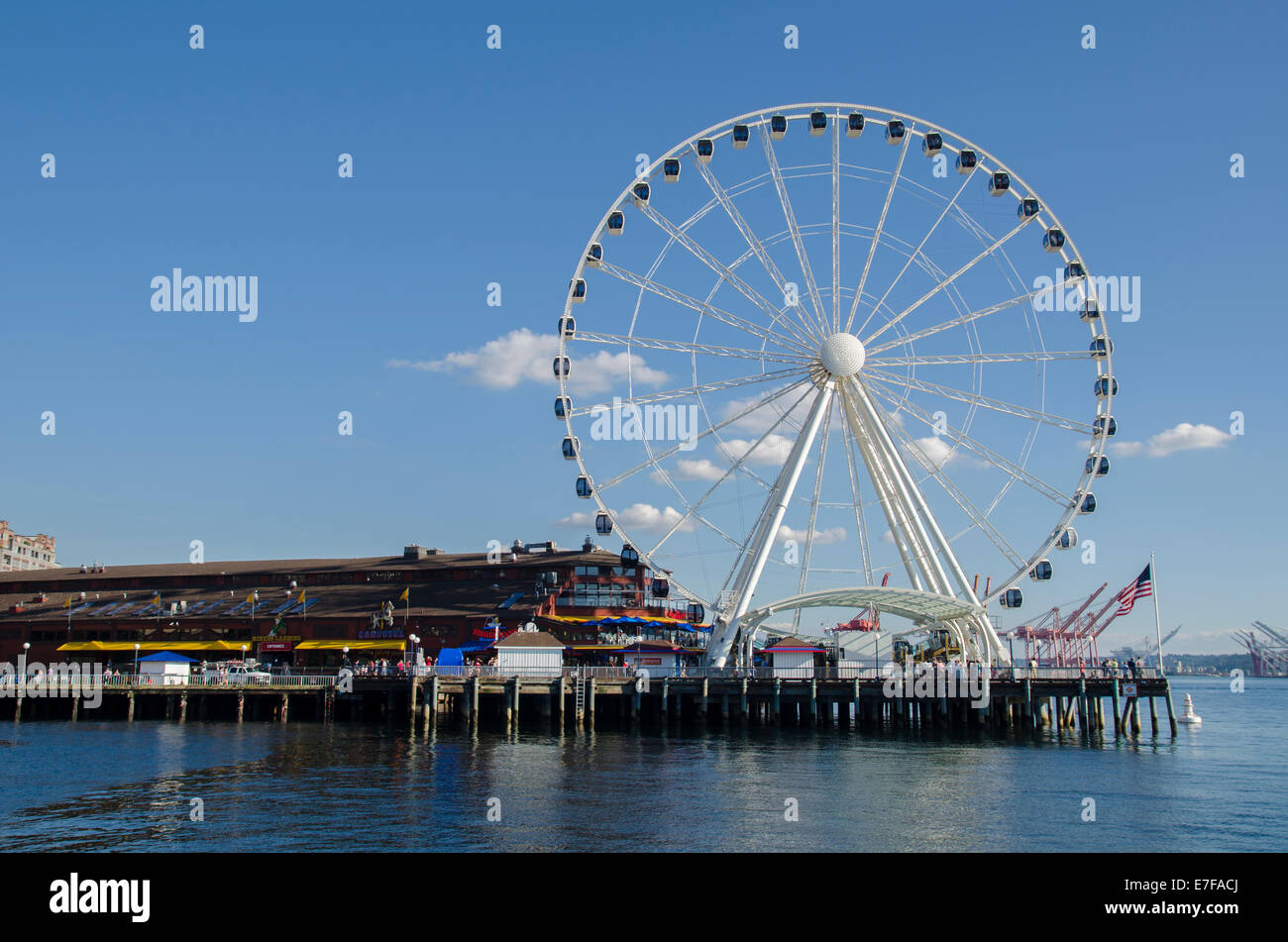 Seattle great wheel hi-res stock photography and images - Alamy