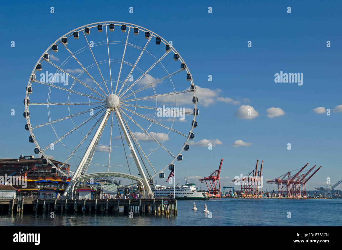 Great Seattle Wheel High Resolution Stock Photography and Images - Alamy