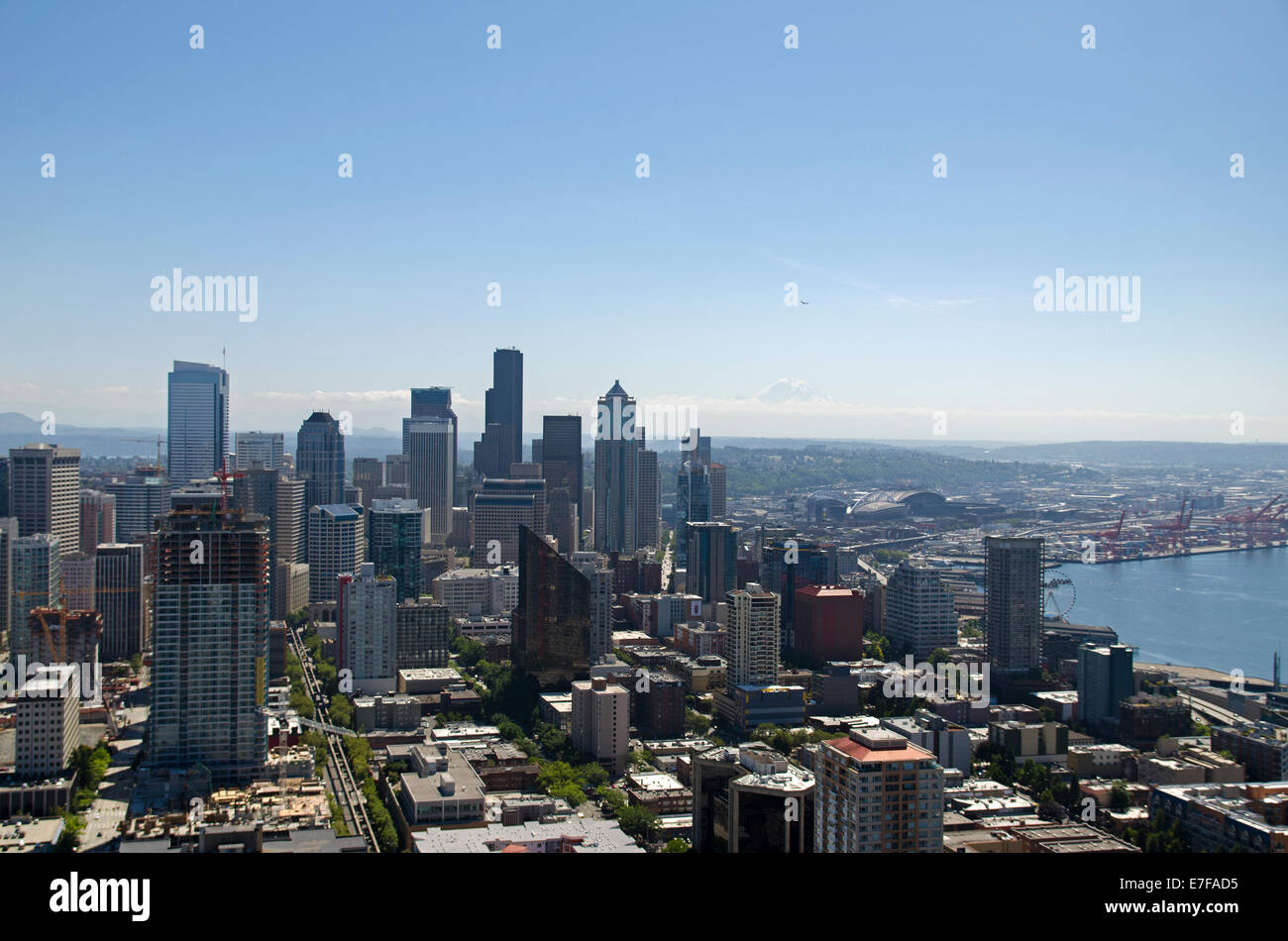 View of Seattle from Space Needle Stock Photo - Alamy