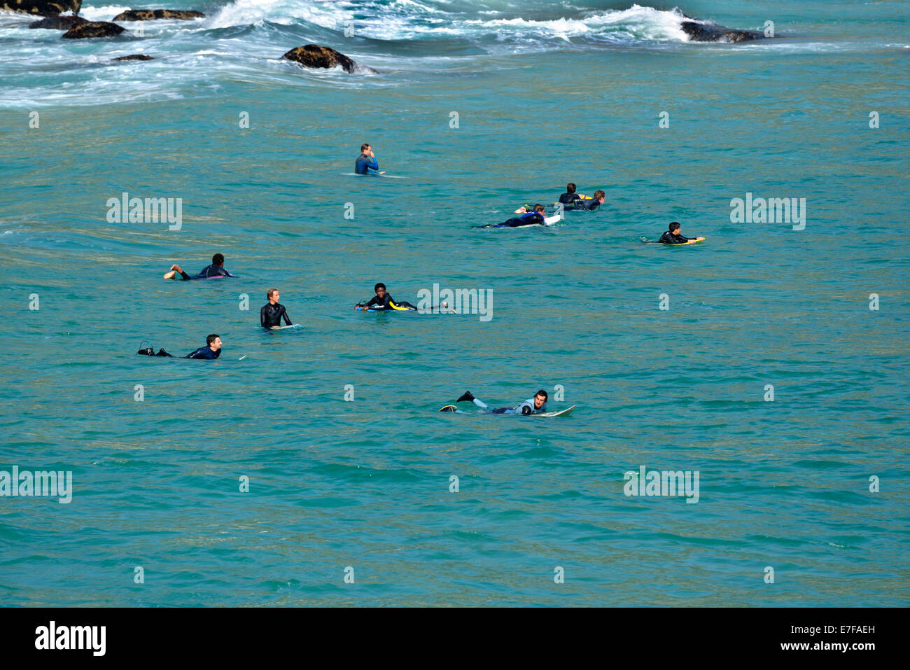 South Africa, Cape Town, surfers Stock Photo - Alamy