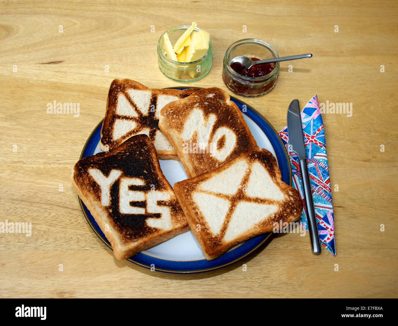 Reigate, Surrey, UK. 16th September, 2014. Toast for the UK? An ...
