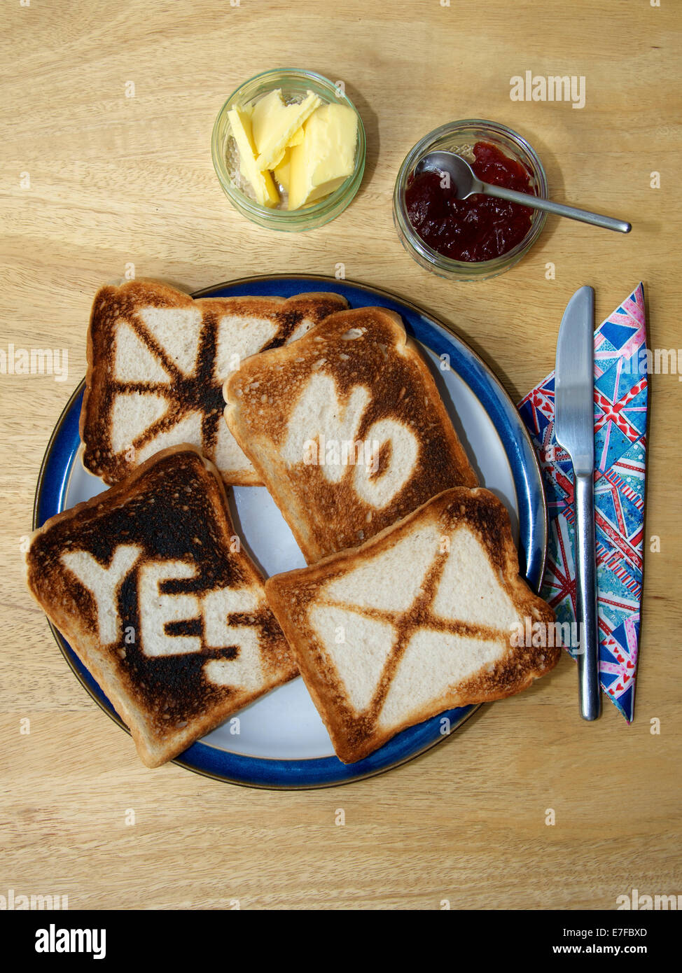 Reigate, Surrey, UK. 16th September, 2014. Toast for the UK? An ...