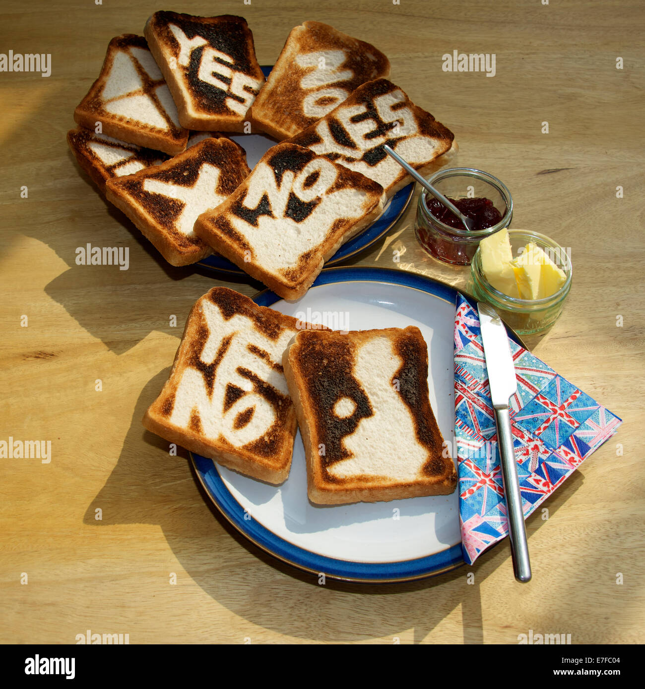 Reigate, Surrey, UK. 16th September, 2014. Toast for the UK? An ...