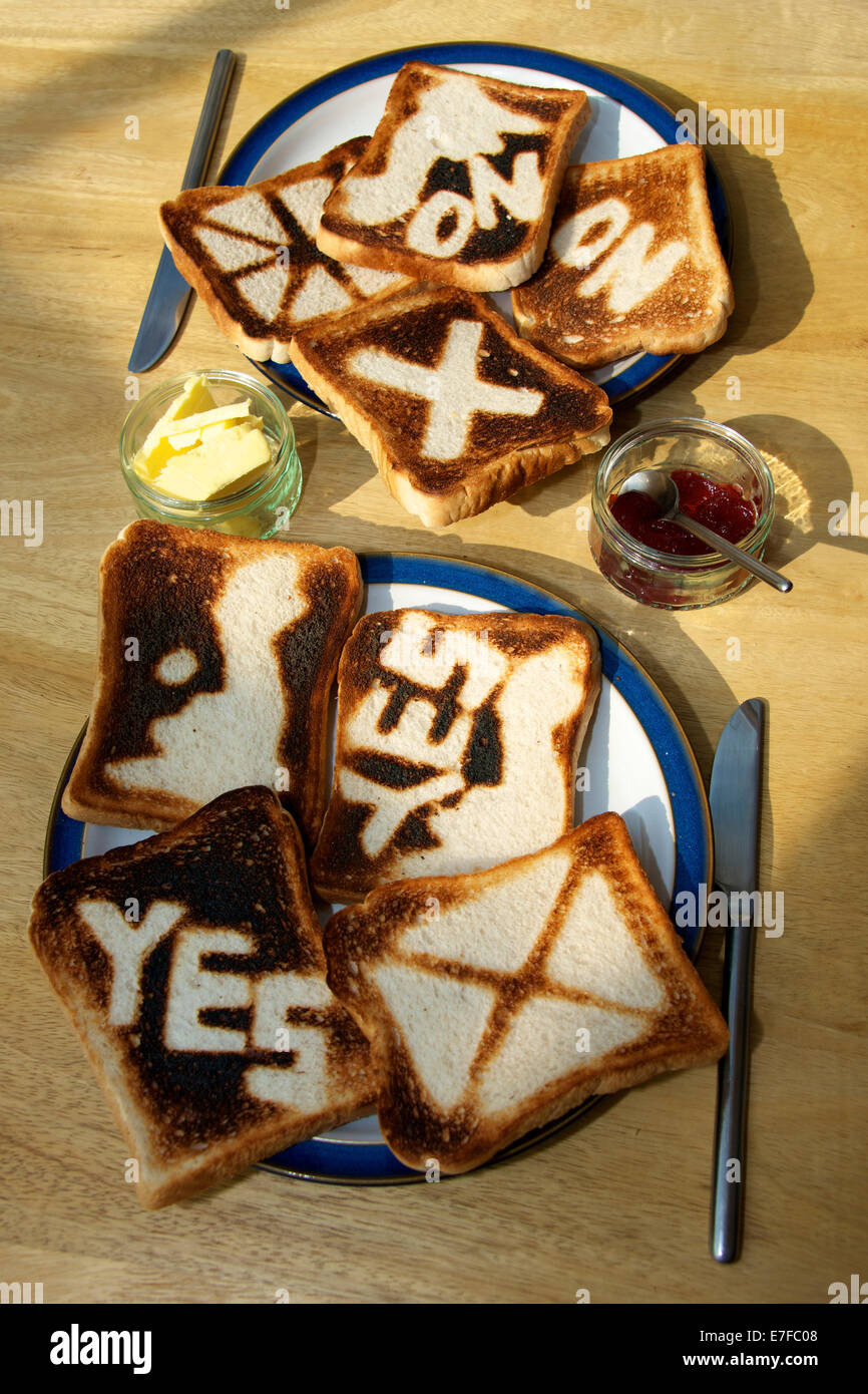 Reigate, Surrey, UK. 16th September, 2014. Toast for the UK? An ...
