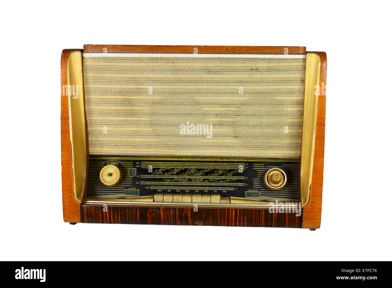 Vintage radio sound wave Cut Out Stock Images & Pictures - Alamy