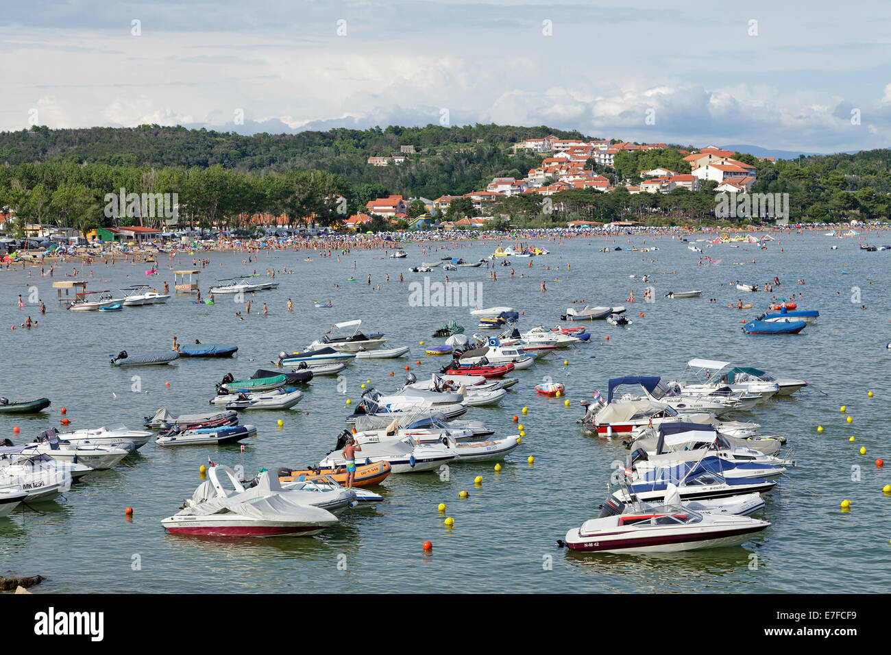 marina, San Marino Beach, Lopar, Rab Island, Kvarner Gulf, Croatia ...