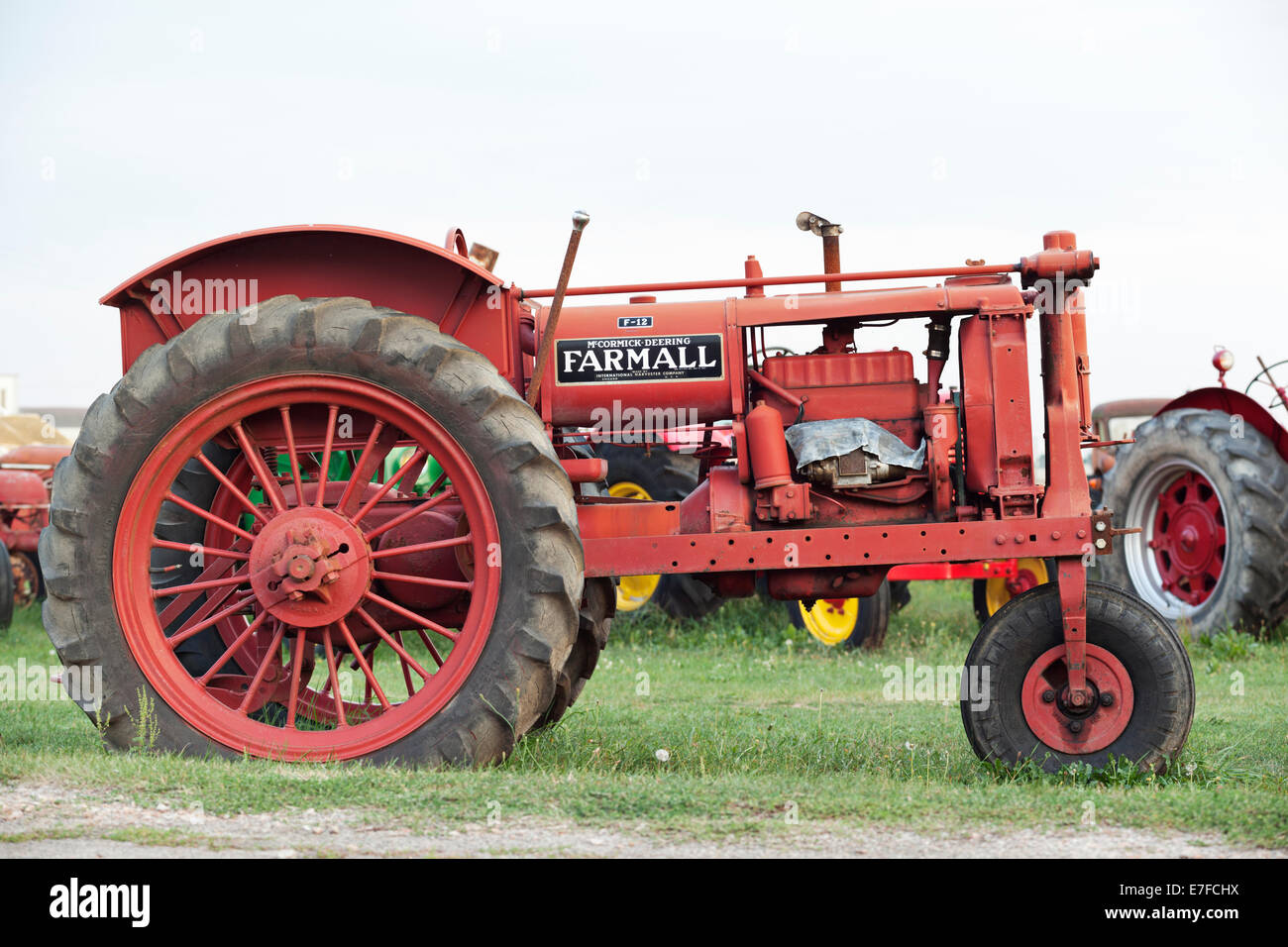 McCormick Deering Farmal Tractor Stock Photo - Alamy