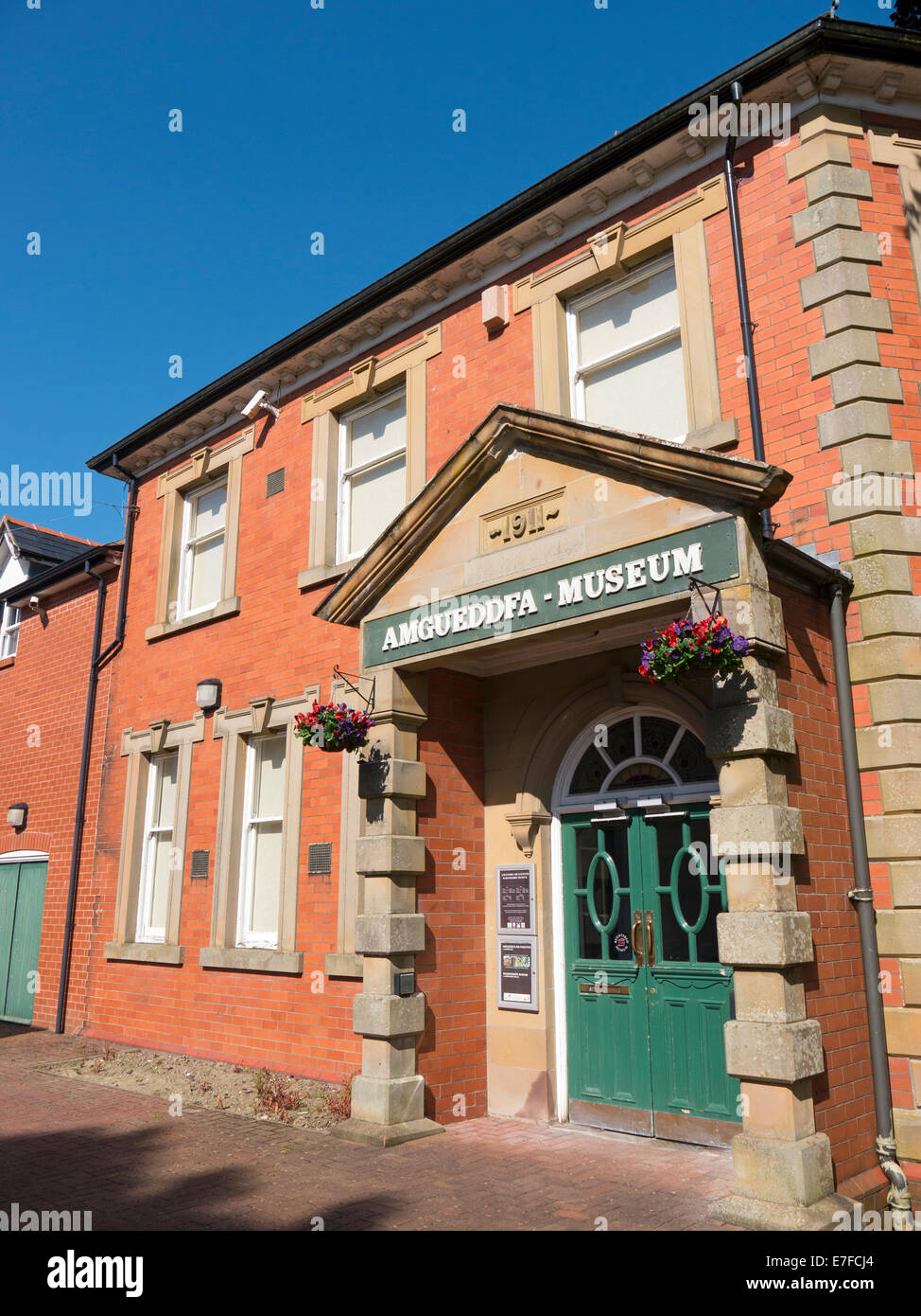 The Radnorshire Museum in Llandrindod Wells, Powys Wales Stock Photo ...