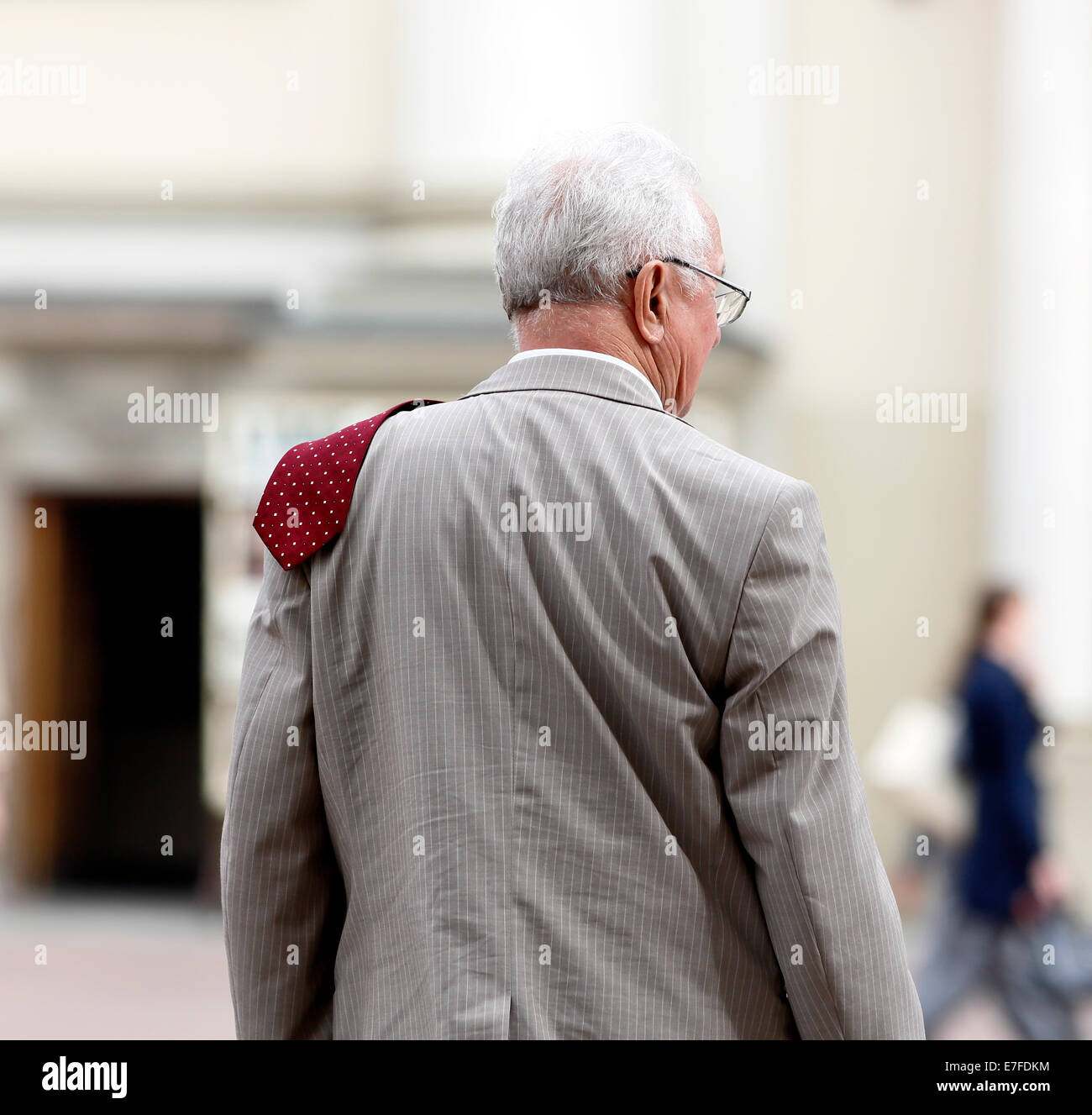 Back man in jacket hi-res stock photography and images - Alamy