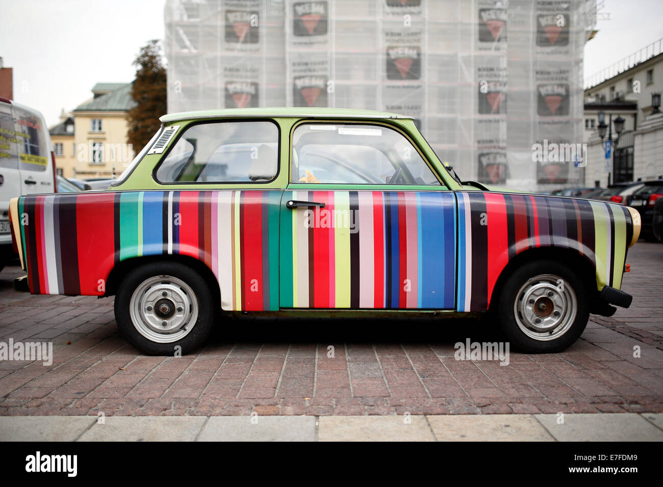 Rainbow coloured car hi-res stock photography and images - Alamy
