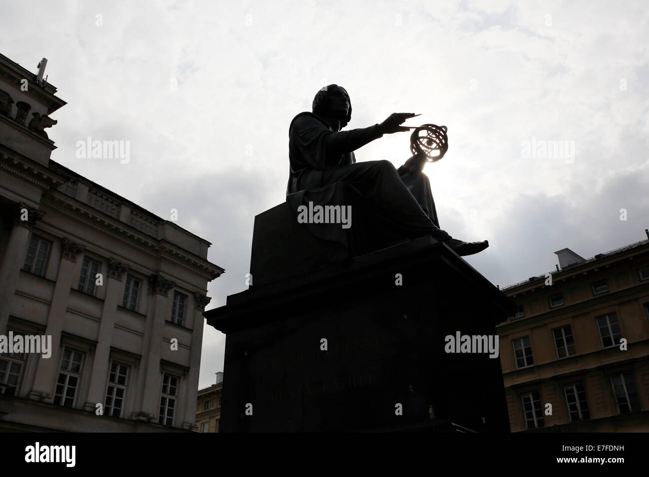 Copernicus Statue Warsaw Stock Photo - Alamy