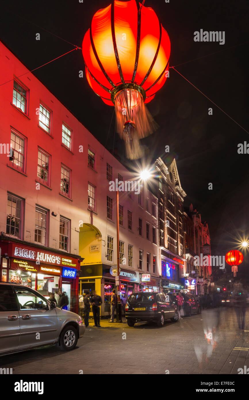 Chinatown london night hi-res stock photography and images - Alamy