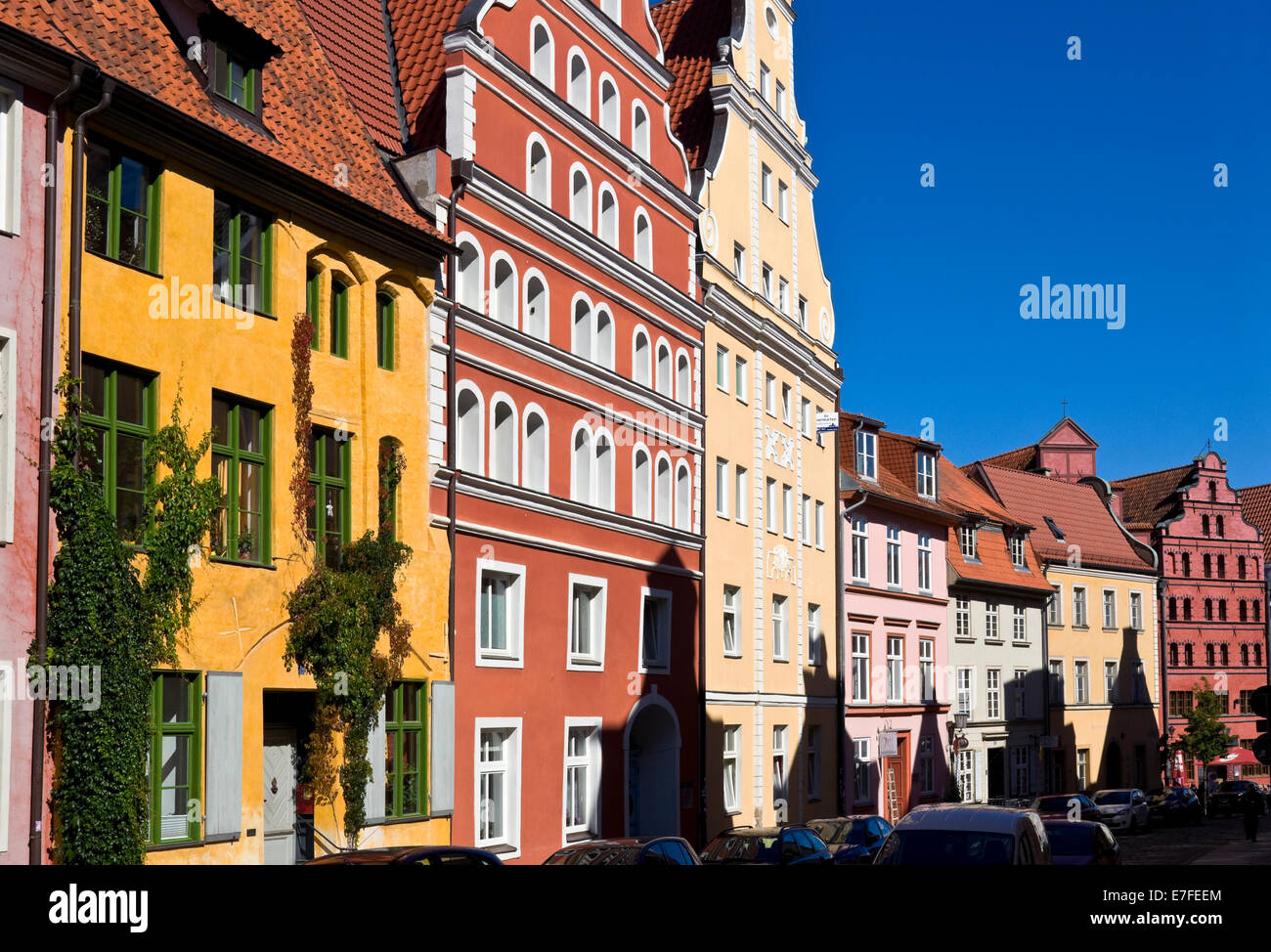 Colorful german houses hi-res stock photography and images - Alamy