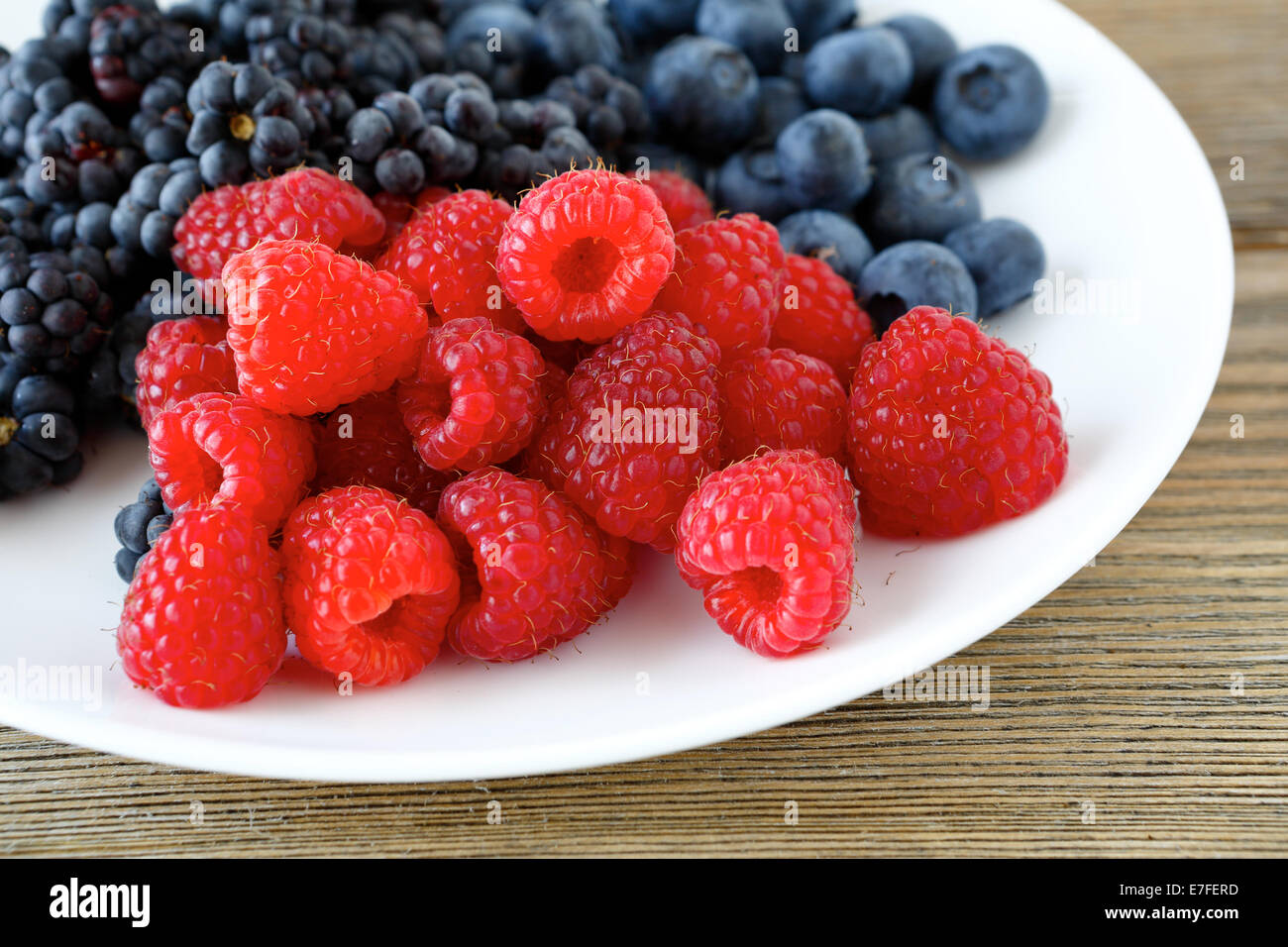 Assorted fresh berry, food closeup Stock Photo - Alamy