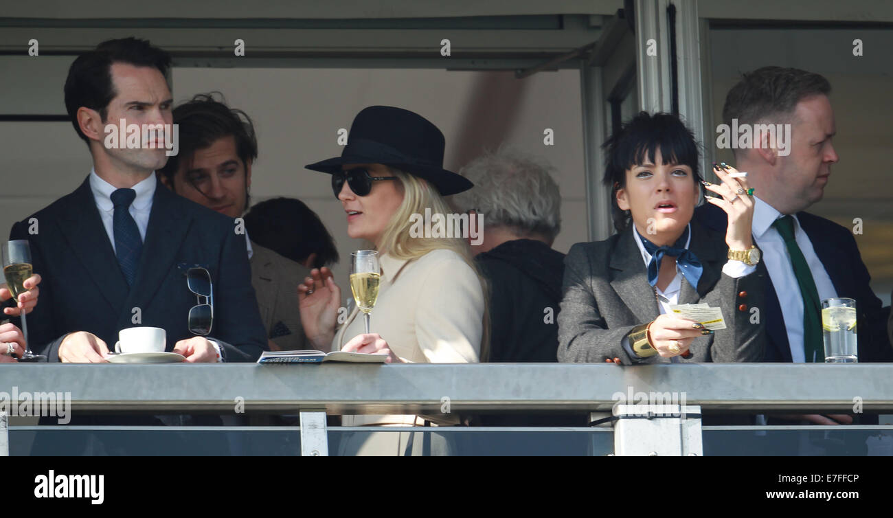 Cheltenham Festival day 4, Gold Cup Day, arrivals Featuring: Lily Allen ...