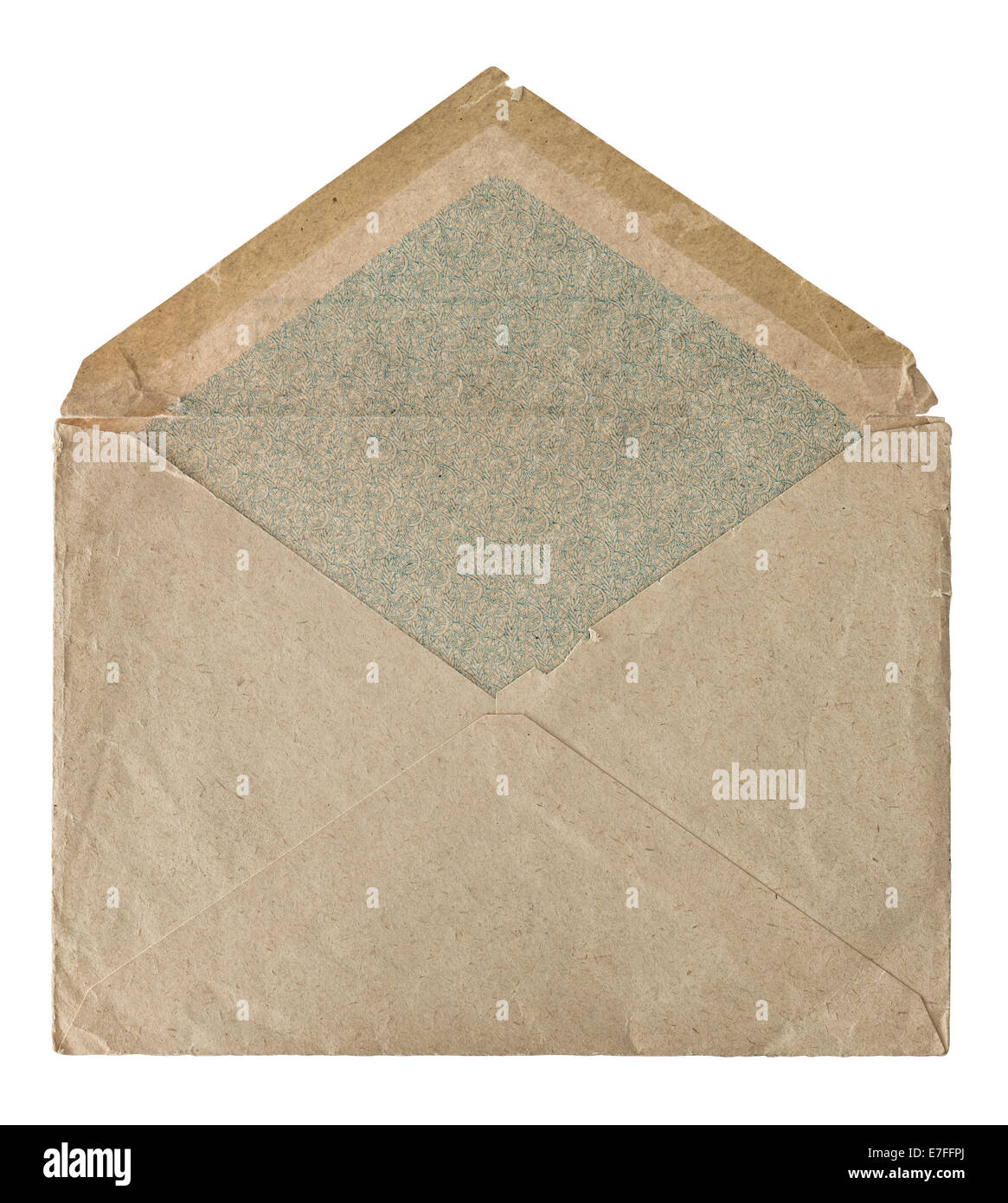 retro style post mail envelope isolated on white background Stock Photo ...