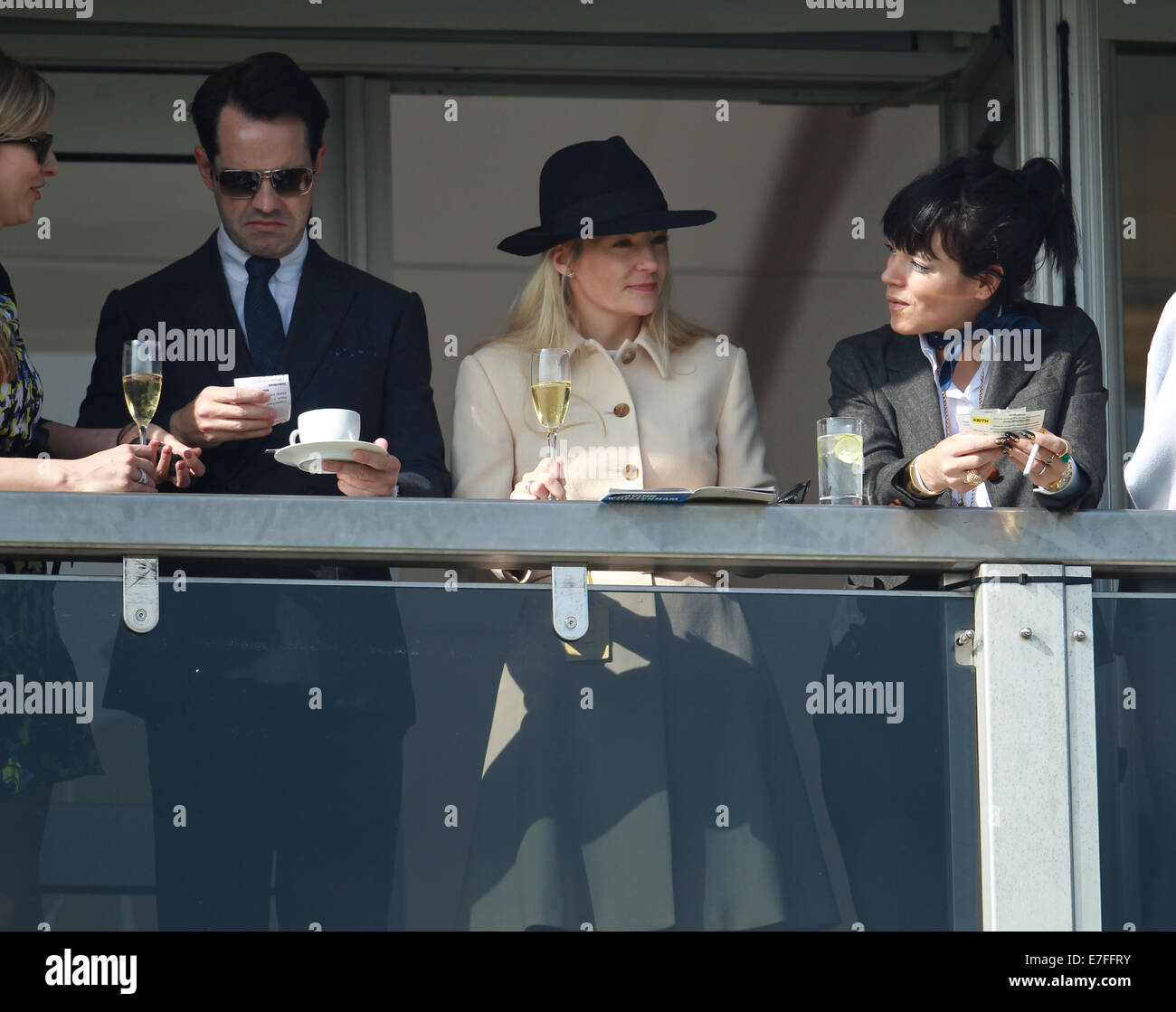 Cheltenham Festival day 4, Gold Cup Day, arrivals Featuring: Lily Allen ...
