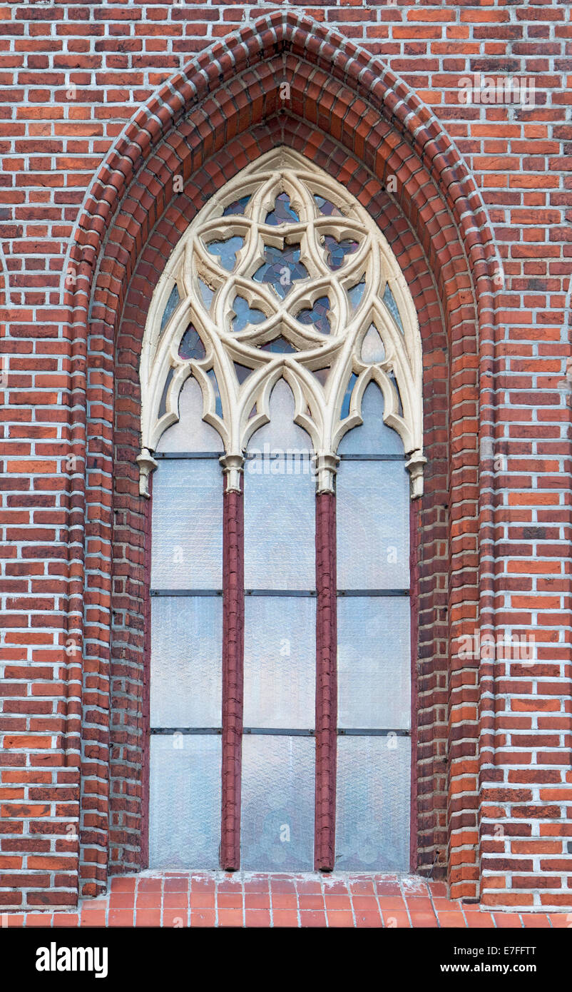 Ornamented window of a cathedral in gothic style Stock Photo - Alamy