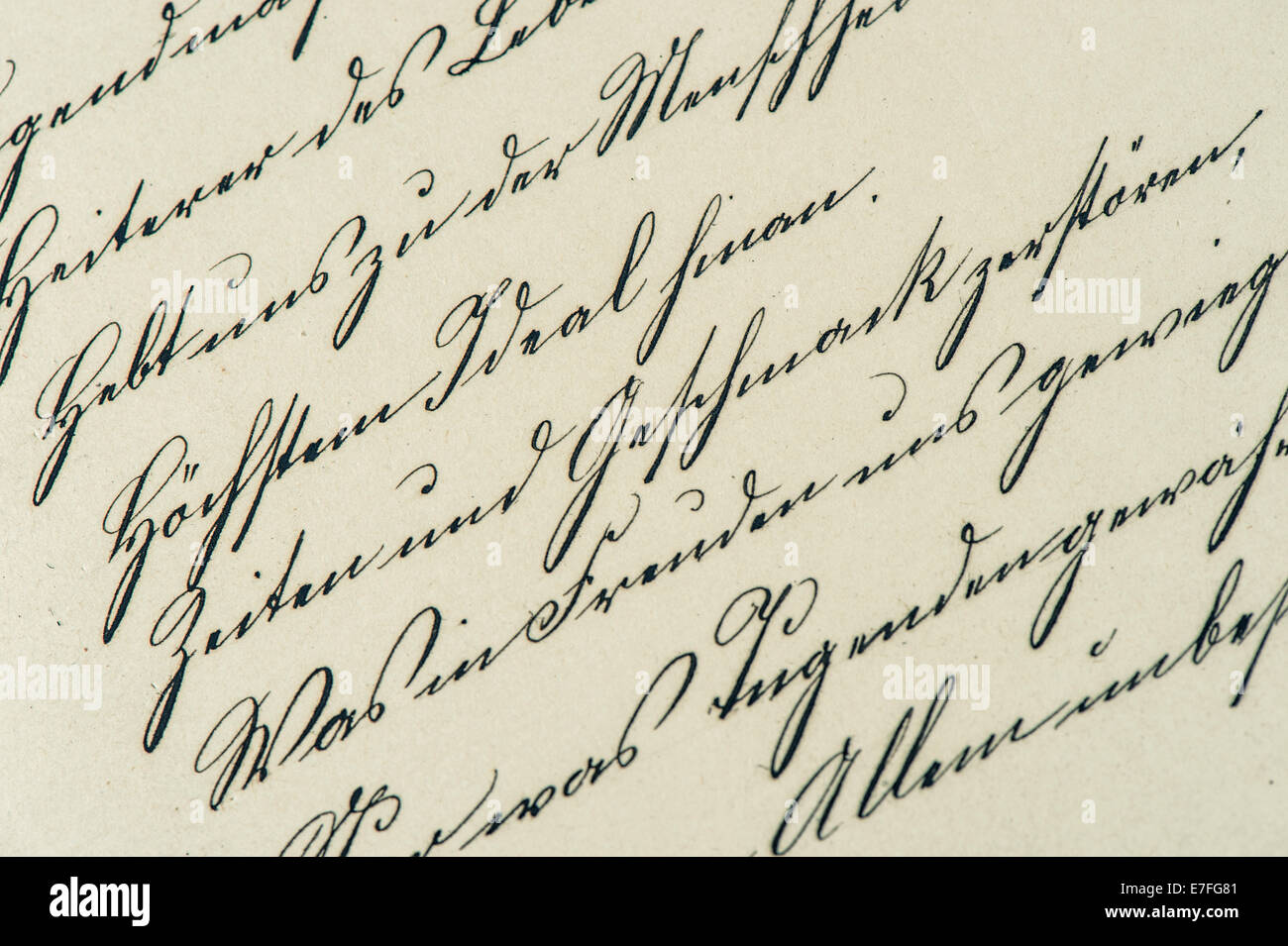 vintage handwriting. antique manuscript. aged paper background. retro ...