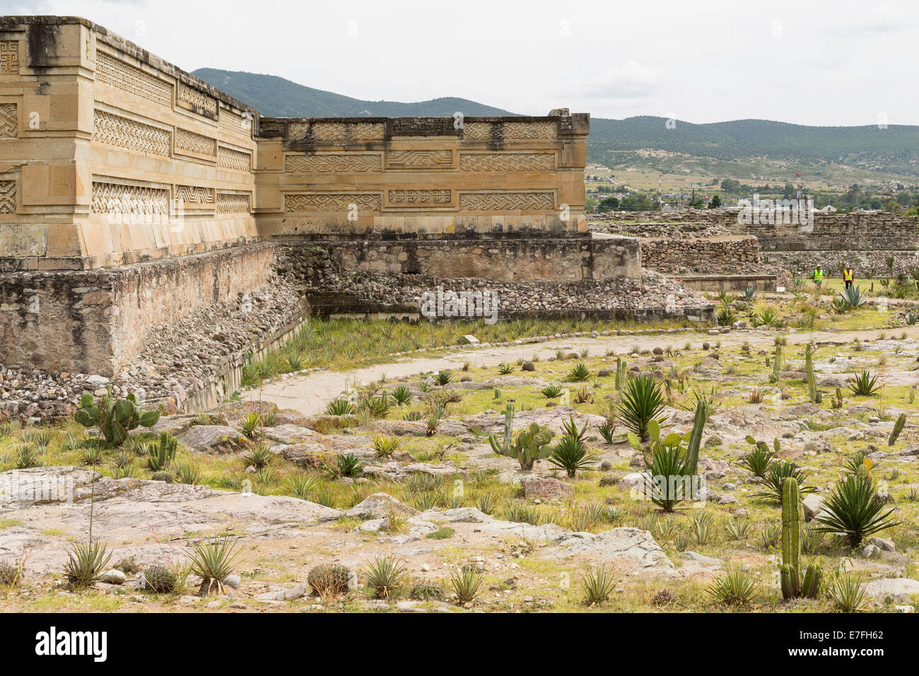 Part of the Columns Group. Archaeological Site of Mitla, Mexico Stock ...